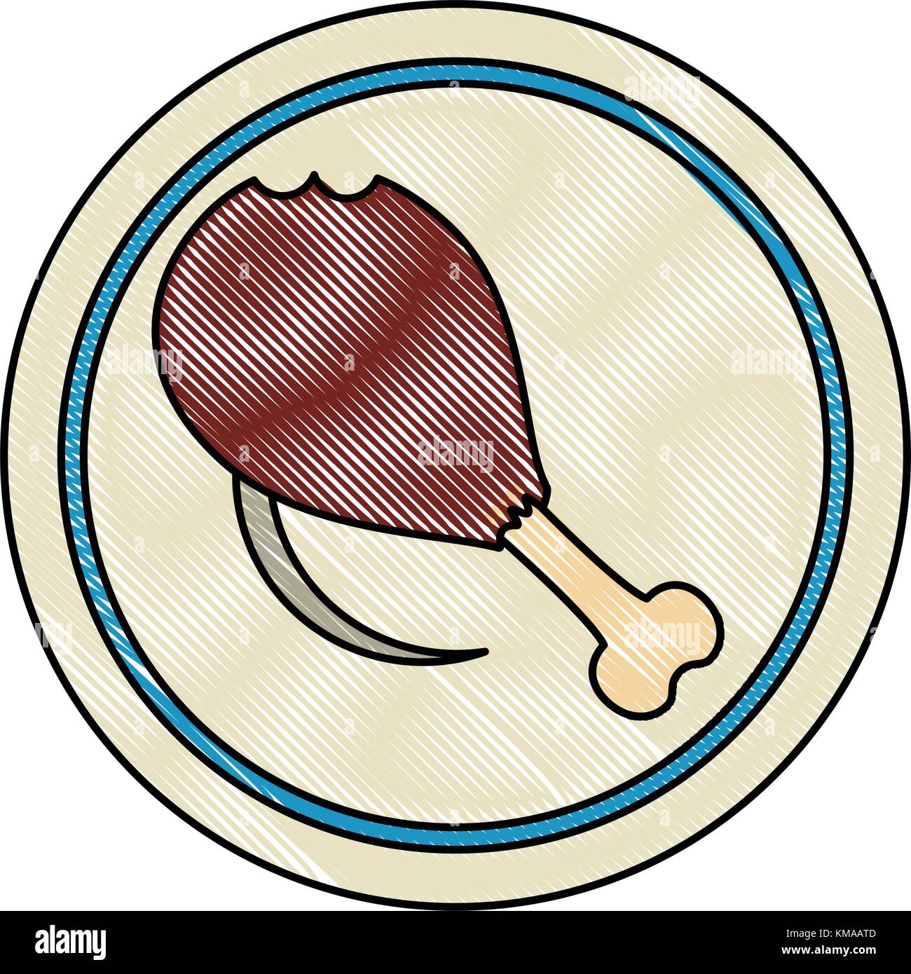 Dish of poultry Stock Vector Images - Alamy