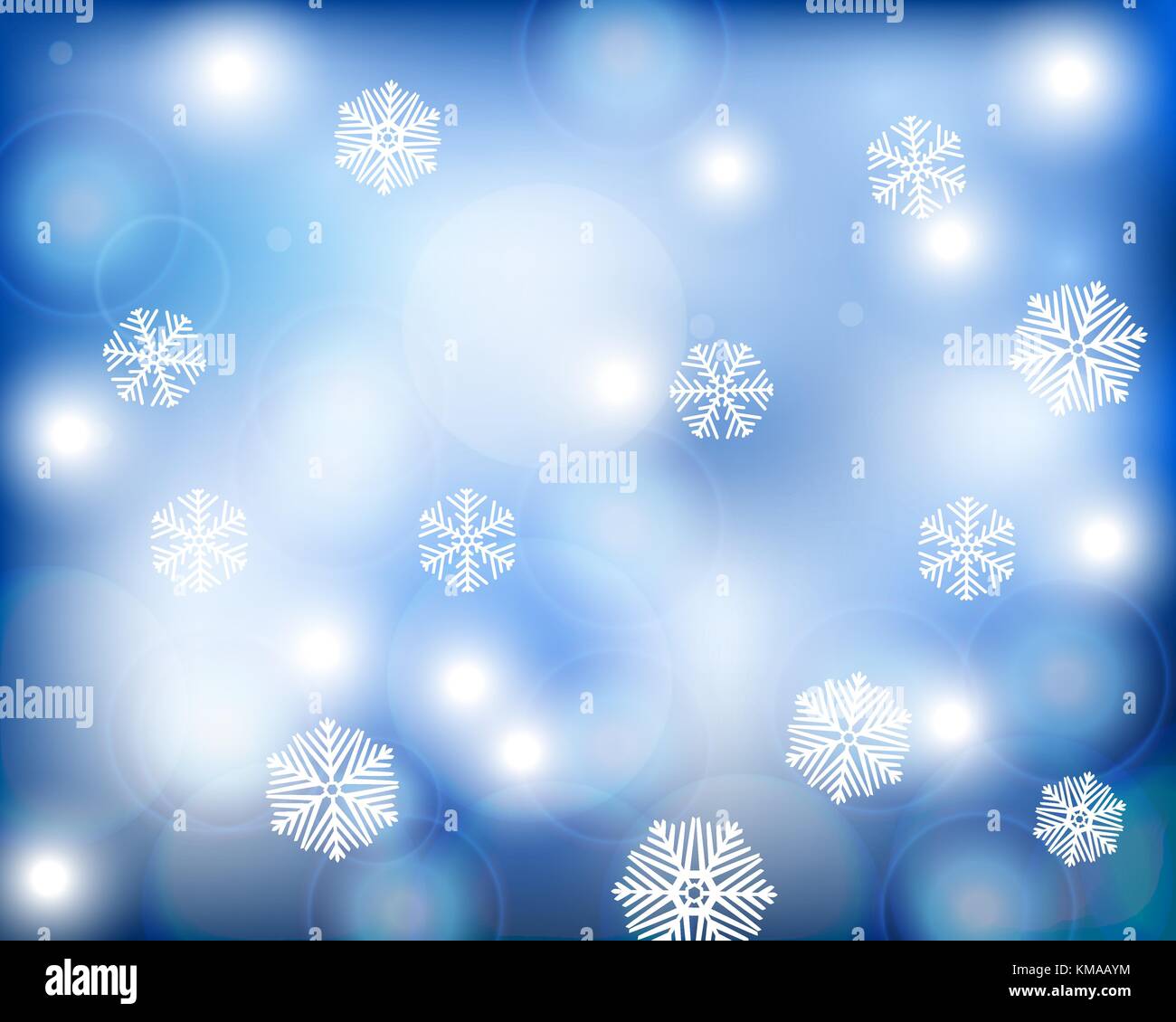 Christmas blue background with snowflakes Stock Vector Image & Art - Alamy