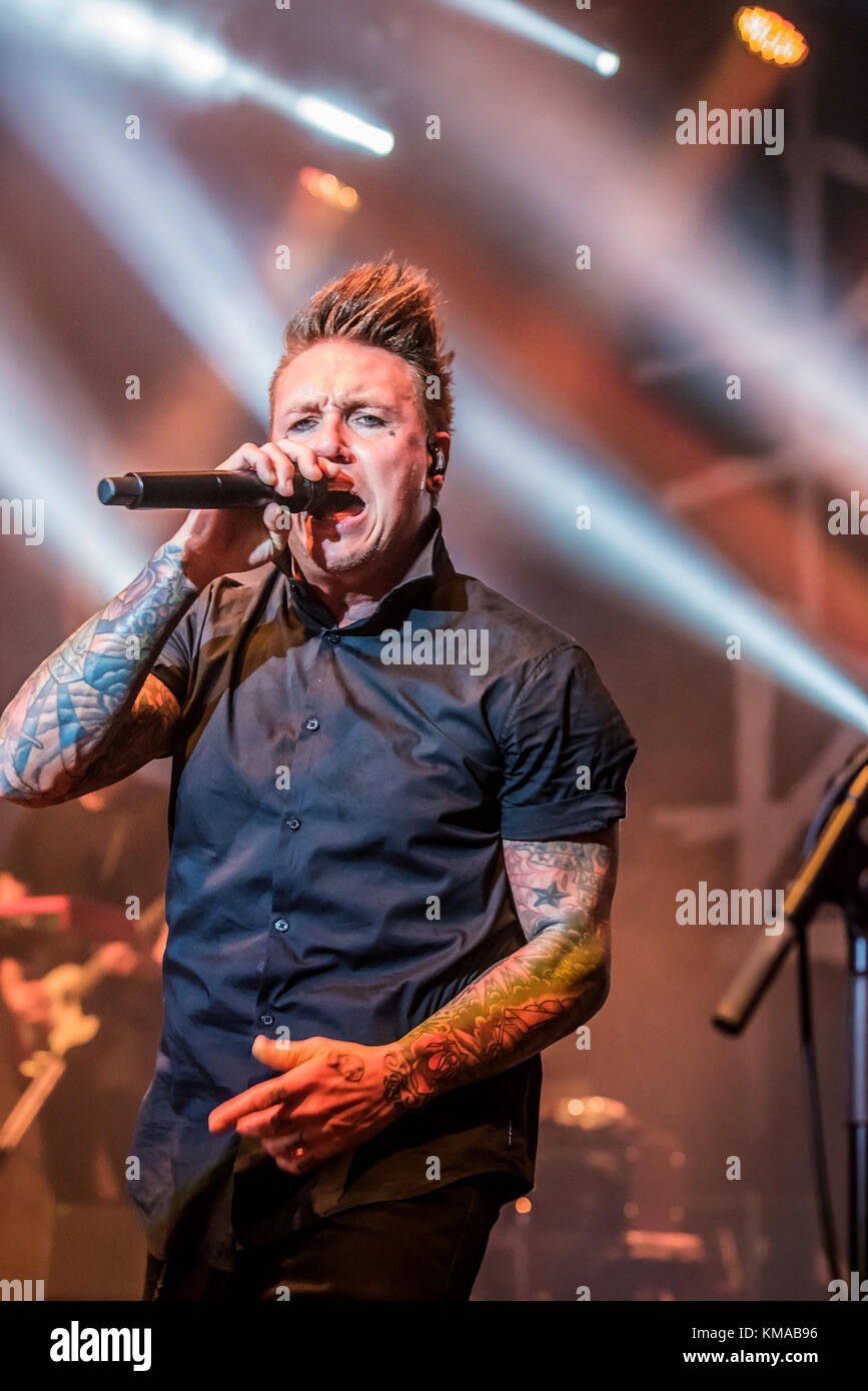Deutschland, Fürth, Stadthalle Fürth, 27.09.2017- Papa Roach "Crooked ...