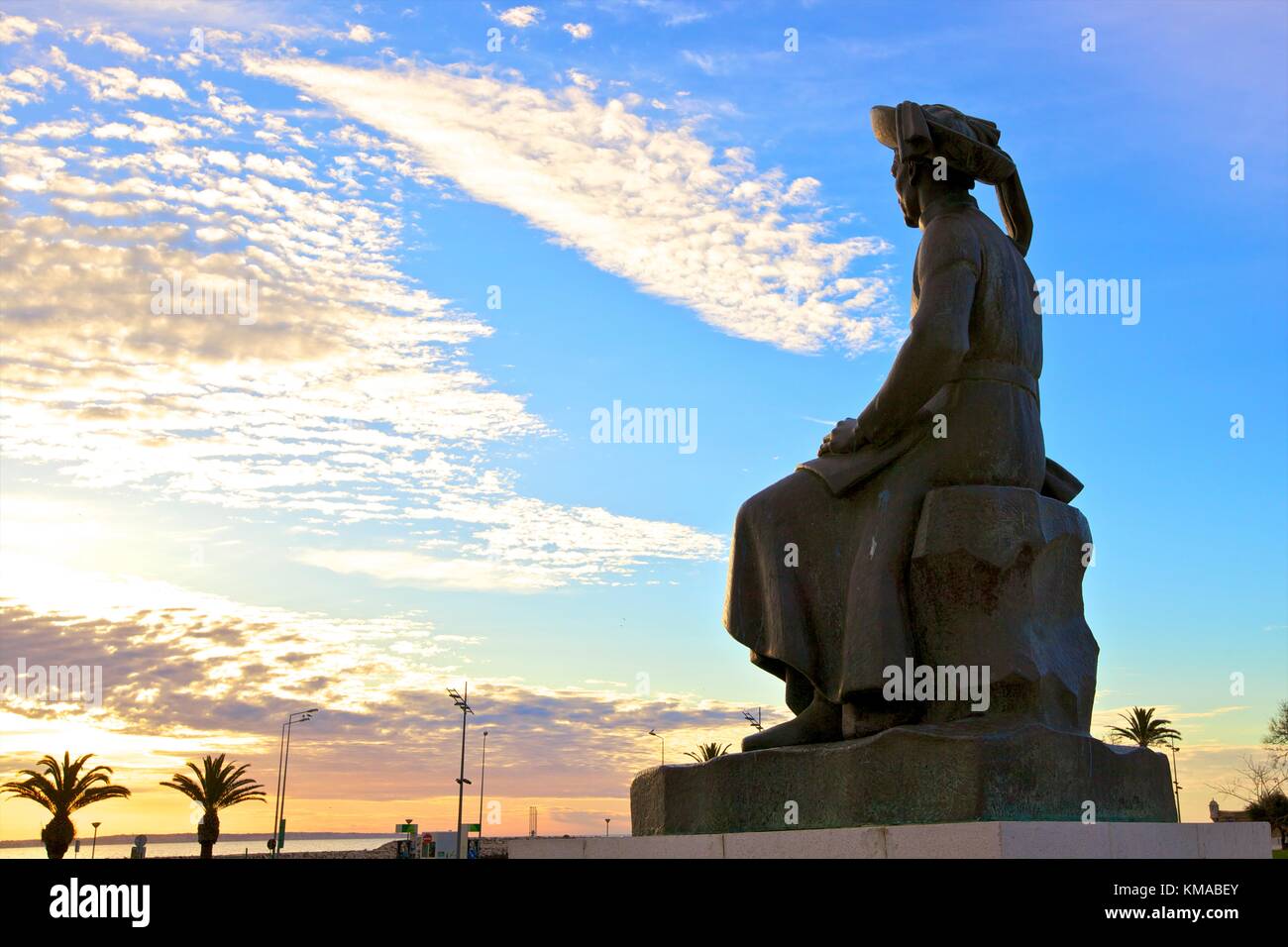Statue of Prince Henry The Navigator, Lagos, Western Algarve, Algarve ...