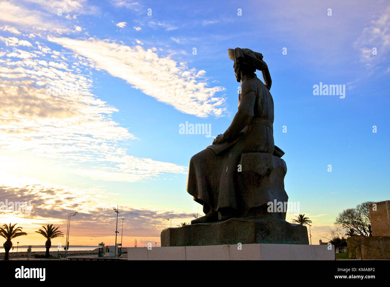 Statue of Prince Henry The Navigator, Lagos, Western Algarve, Algarve ...