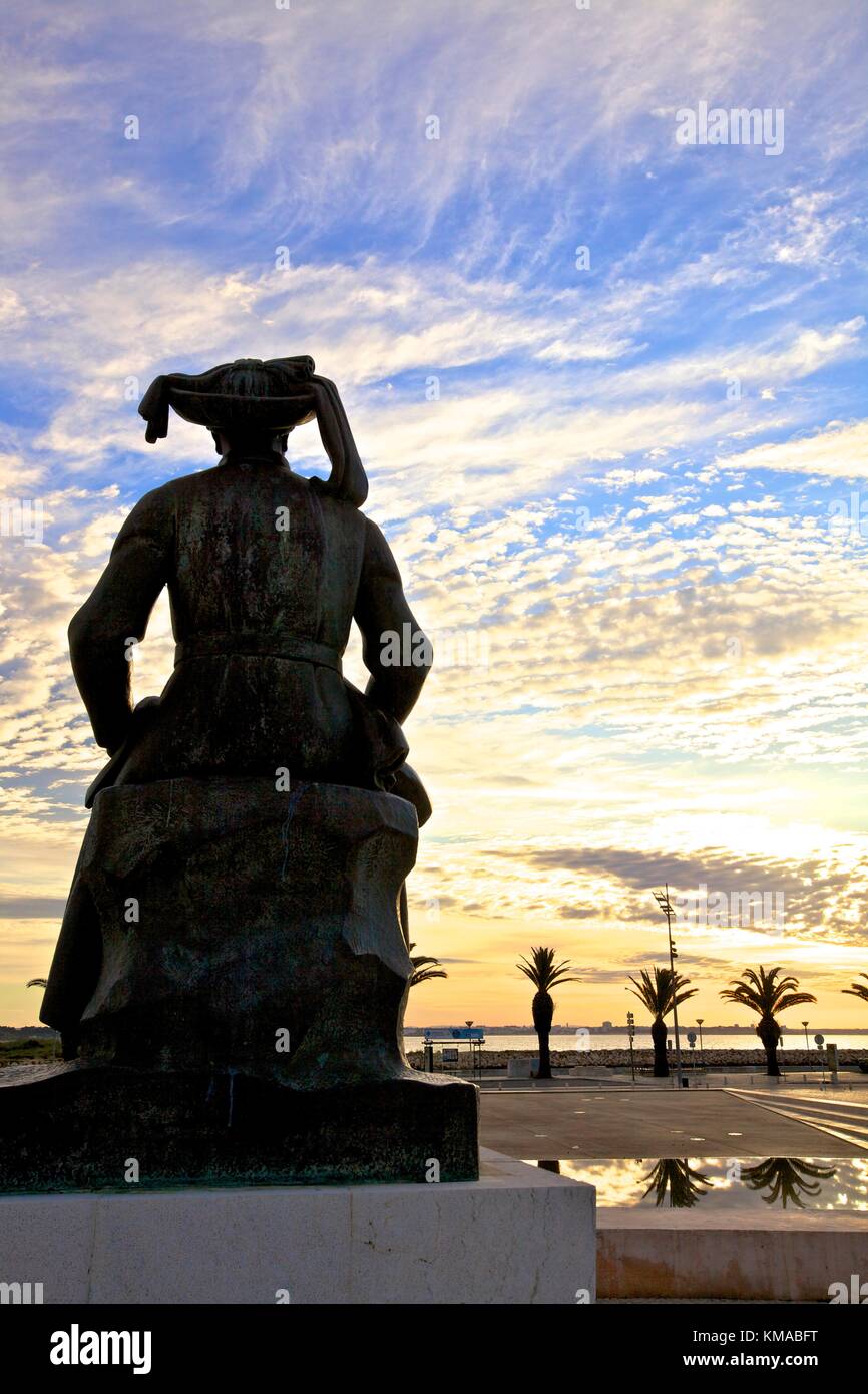 Statue of Prince Henry The Navigator, Lagos, Western Algarve, Algarve ...