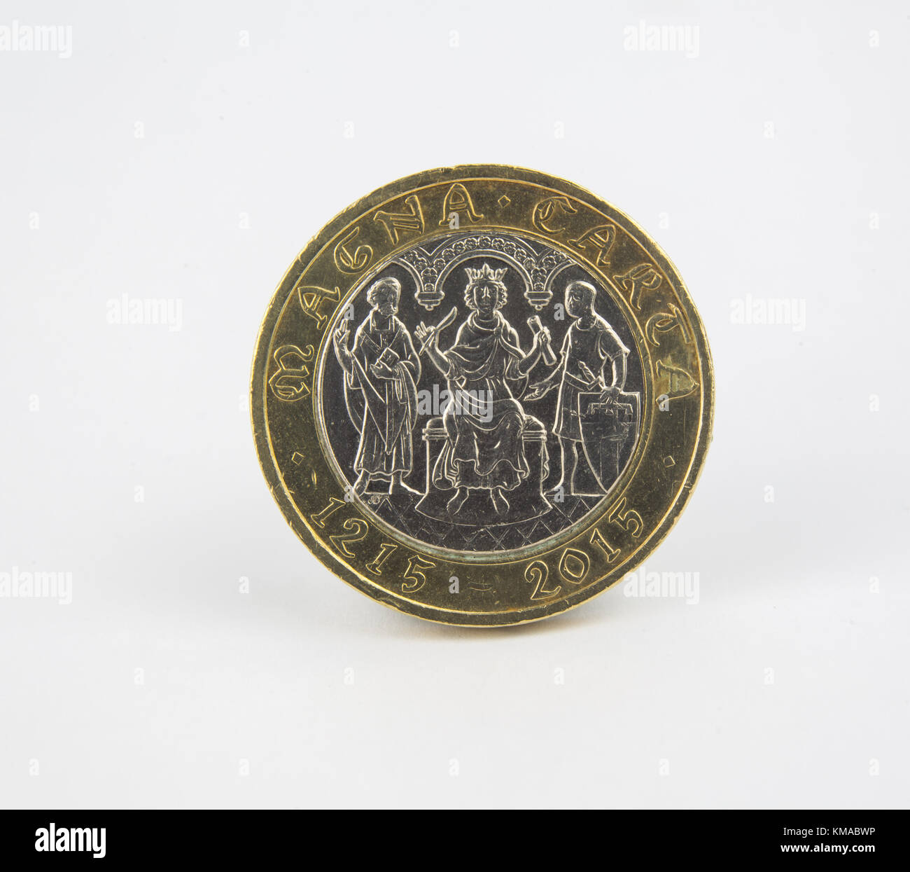 magna carter two pound coin 2015 Stock Photo - Alamy