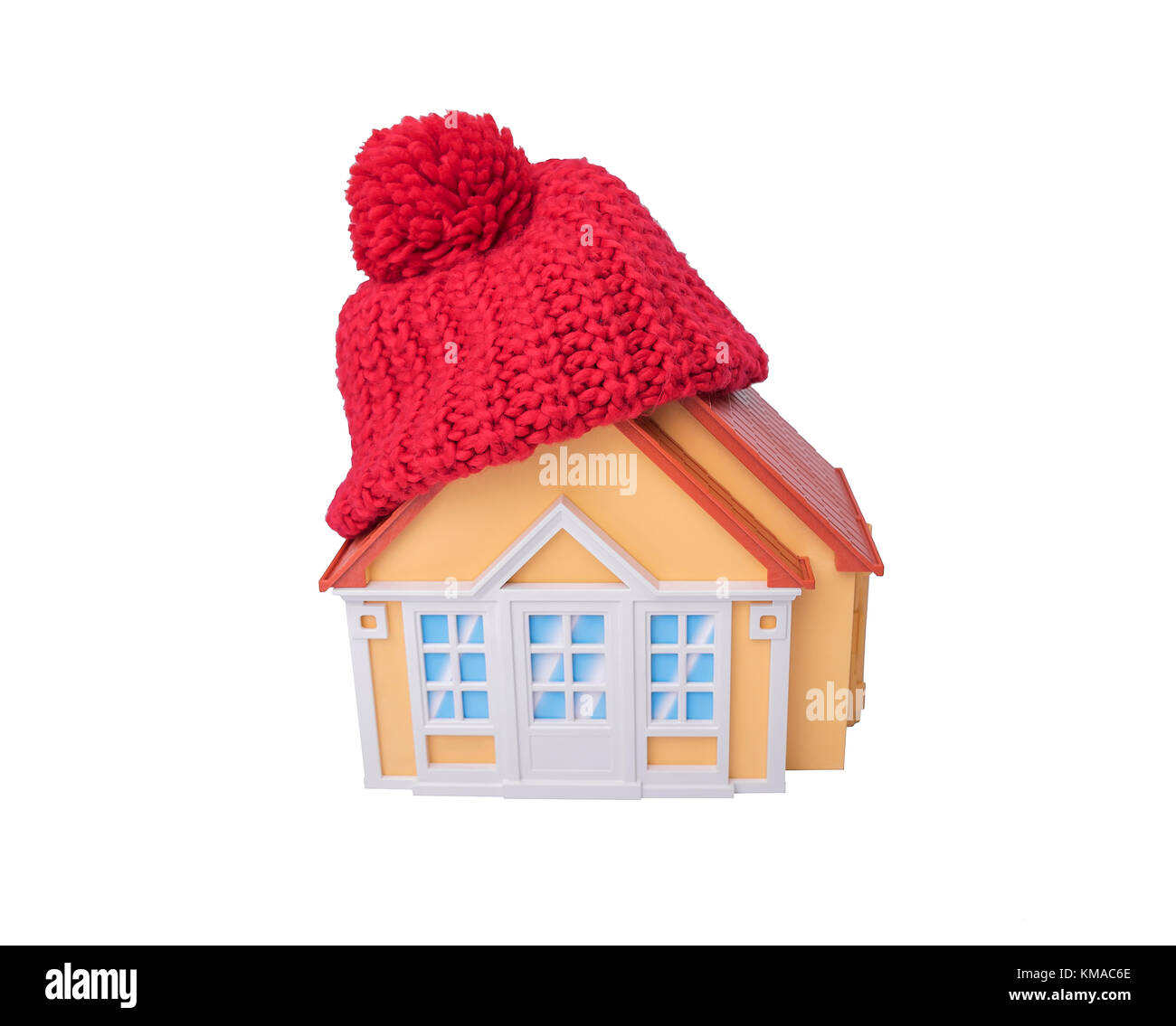 House is wrapped in a scarf Stock Photo - Alamy