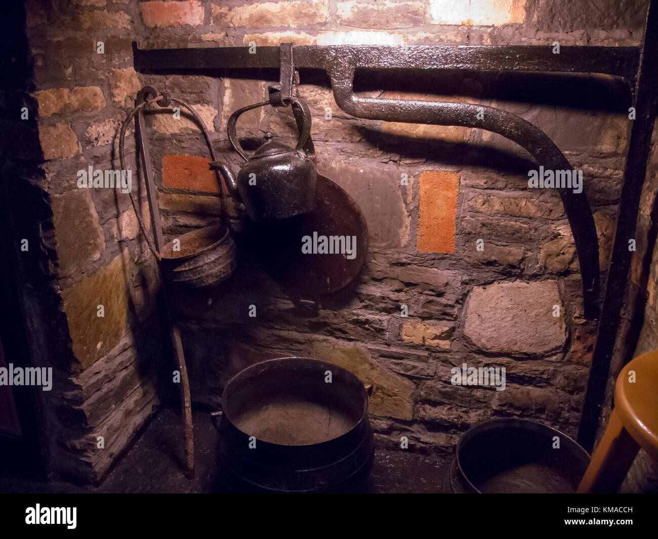 traditional irish fireplace in Kilrush County Clare Ireland Stock Photo ...