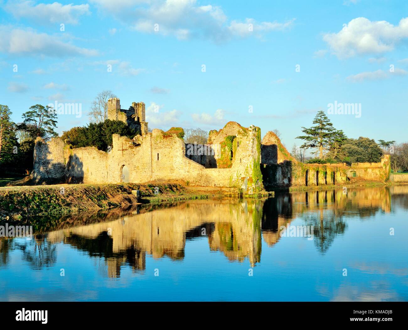 Desmond Castle, on the River Maigue, in the town of Adare, County ...