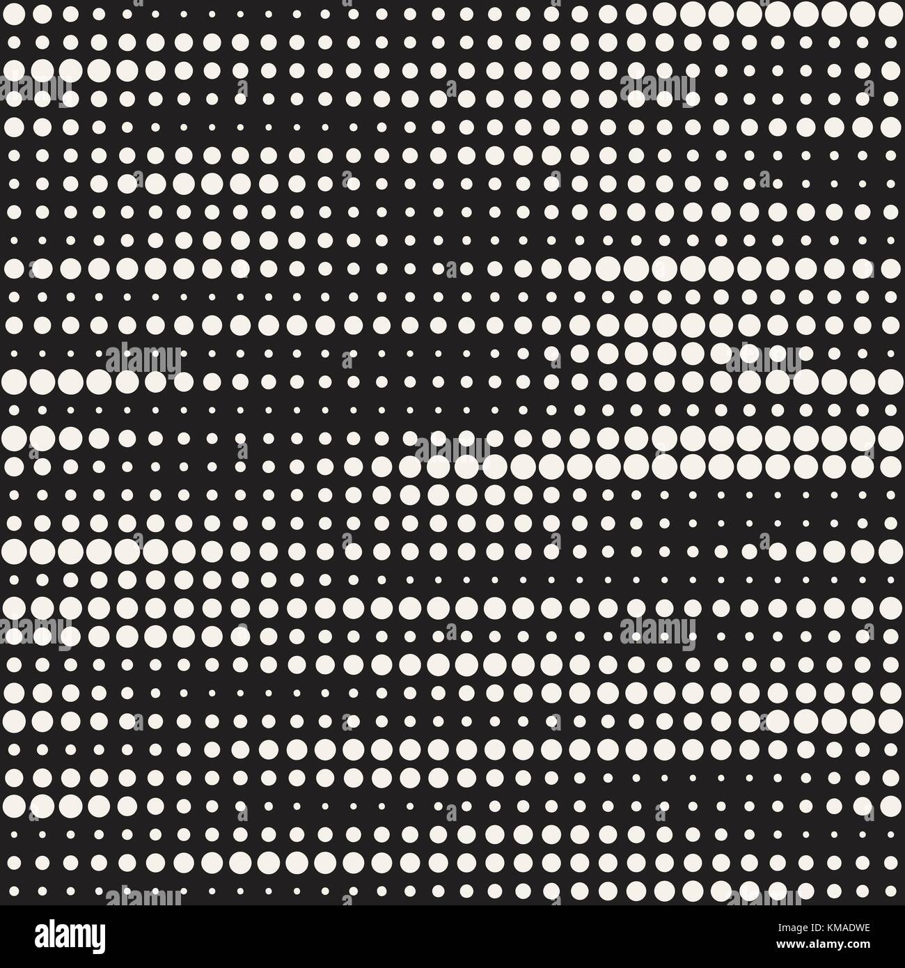 Modern Stylish Halftone Texture. Endless Abstract Background With ...