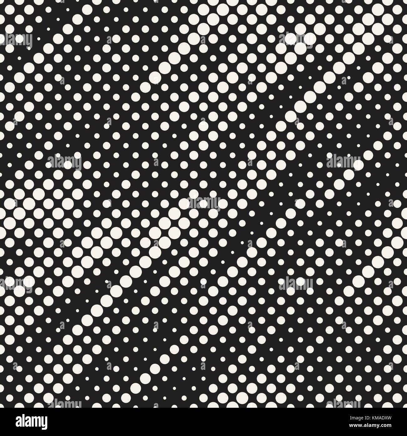 Modern Stylish Halftone Texture. Endless Abstract Background With ...