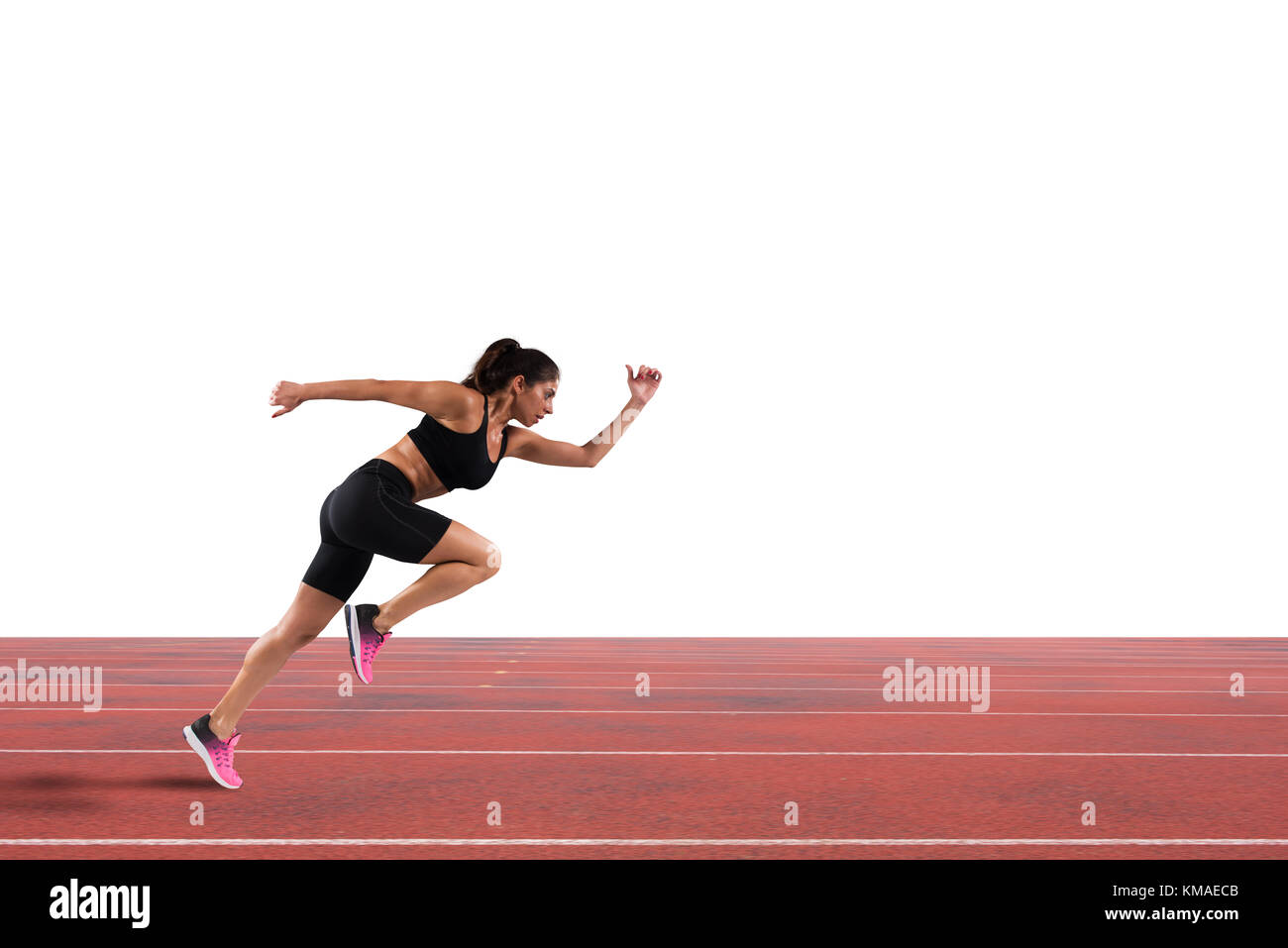 Athletic woman runner Stock Photo - Alamy