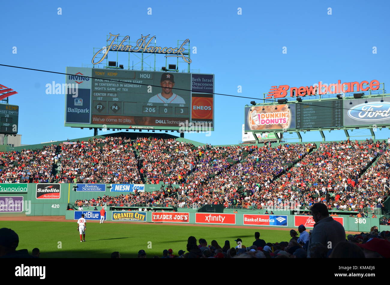 Crowd at Fenway Park, home of the Boston Red Sox, Yawkey Way, Boston, Mass Stock Photo - Alamy