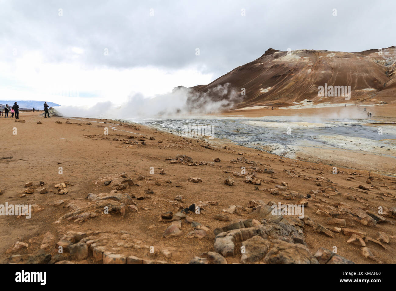 Namafjall geothermal area in North of Iceland Stock Photo - Alamy