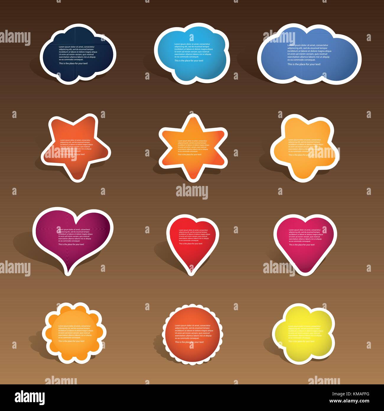 Colorful Labels, Tags Stock Vector Image & Art - Alamy