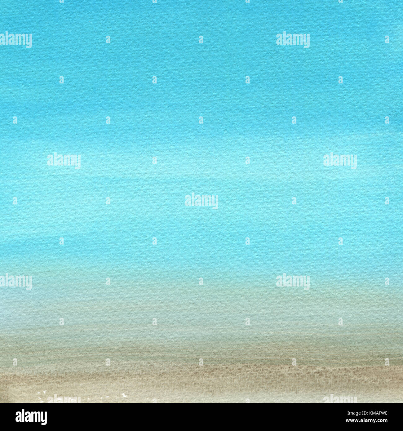 Ocean watercolor hand painting illustration Stock Photo - Alamy