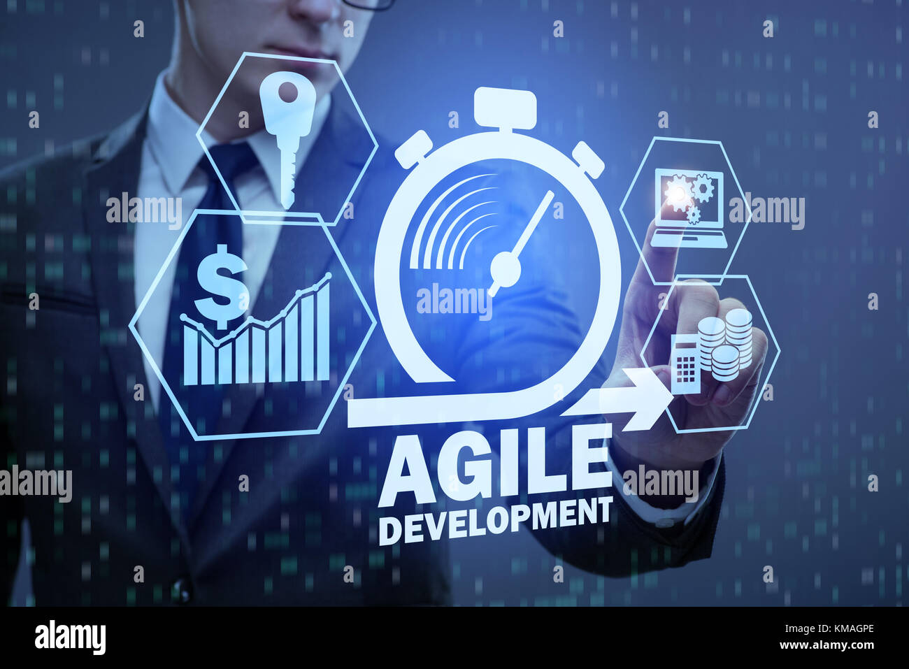 Concept of agile software development Stock Photo - Alamy