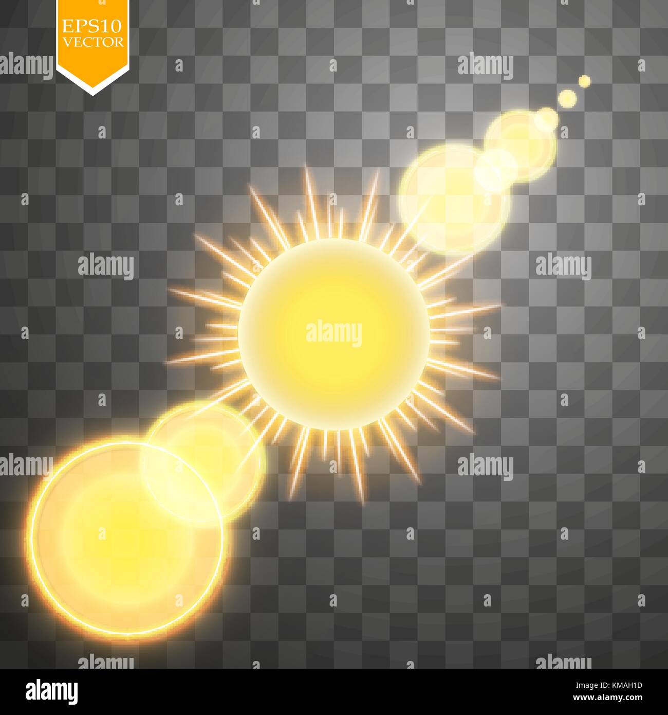 Gold sun Stock Vector Images - Alamy