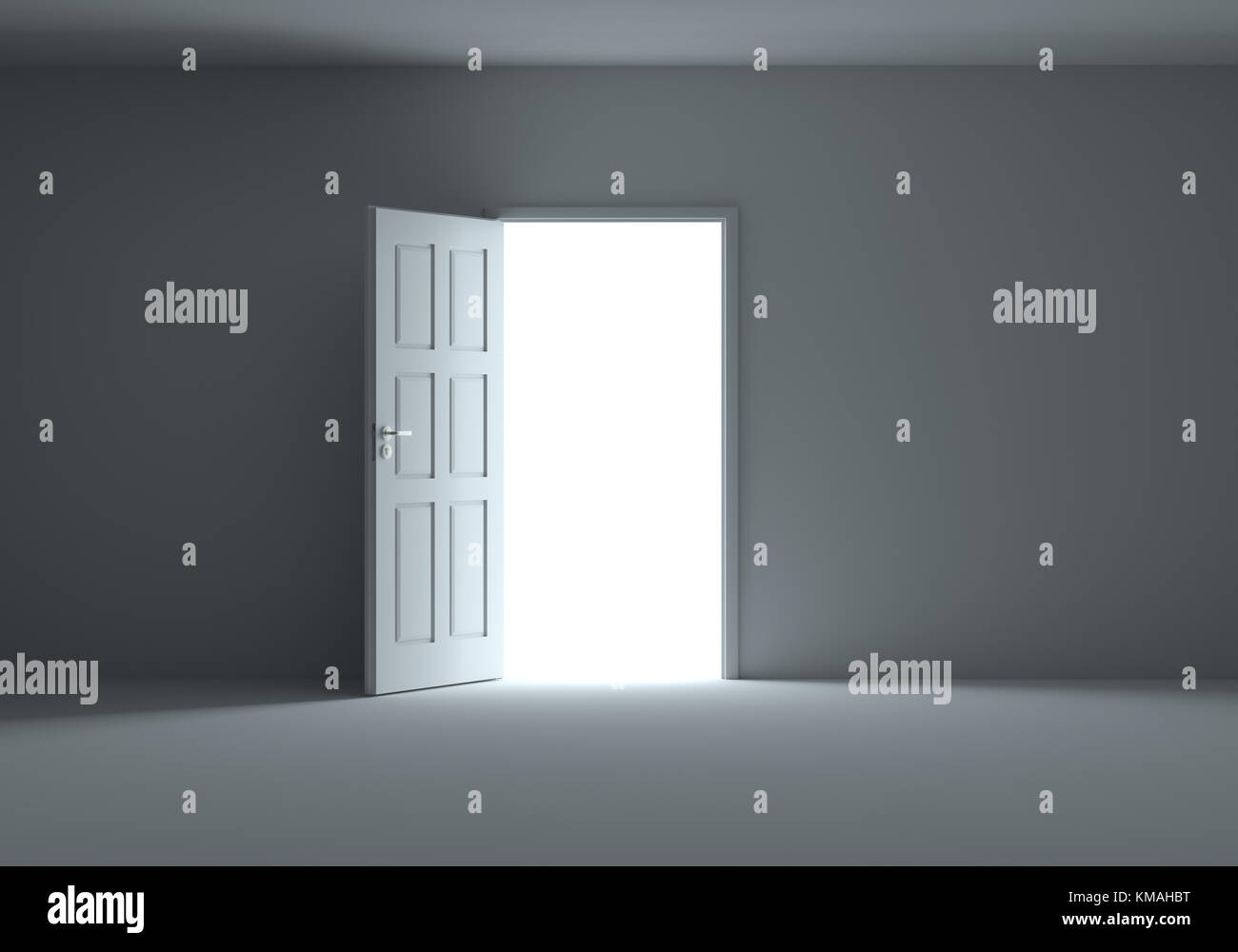 Open door with bright light Stock Photo - Alamy