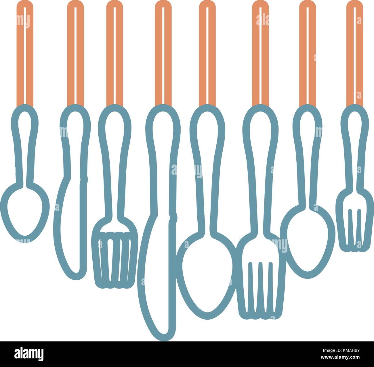 cutlery utensils design Stock Vector Image & Art - Alamy