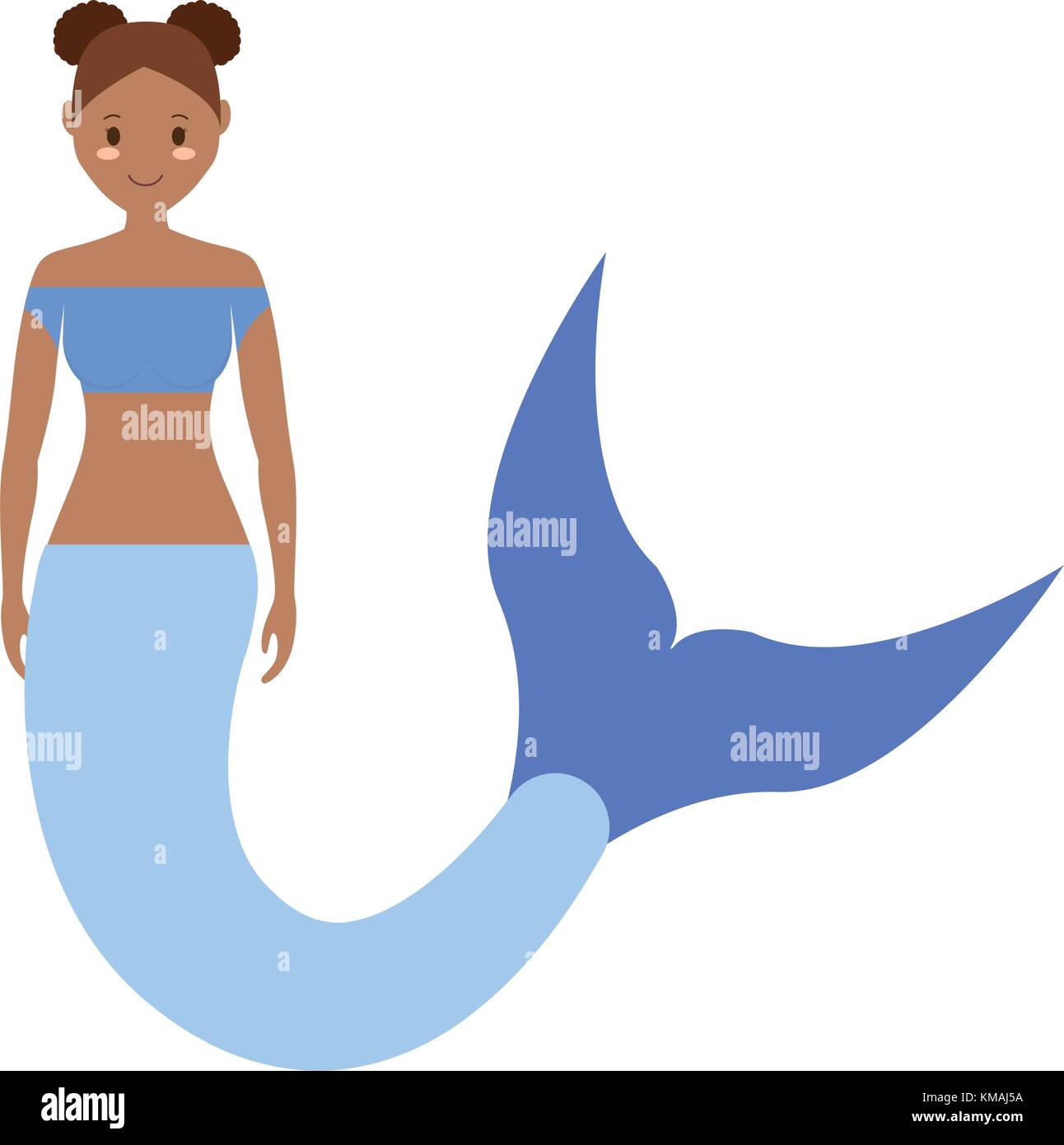 Cute smiling mermaid icon Stock Vector Image & Art - Alamy