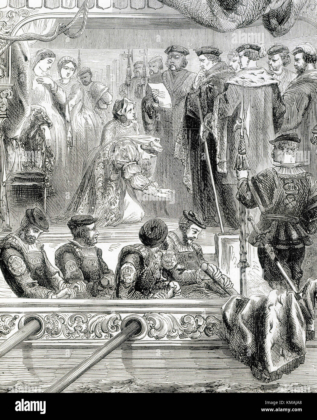 The arrest of anne boleyn hi-res stock photography and images - Alamy