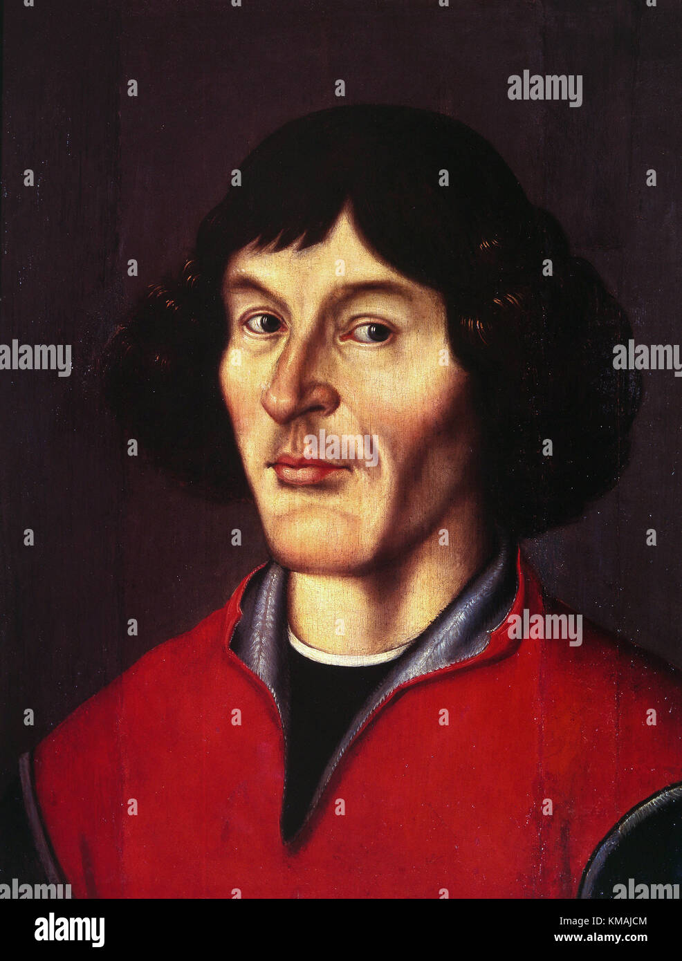 Portrait of Polish astronomer Nicolas Copernic - 16th century Stock ...