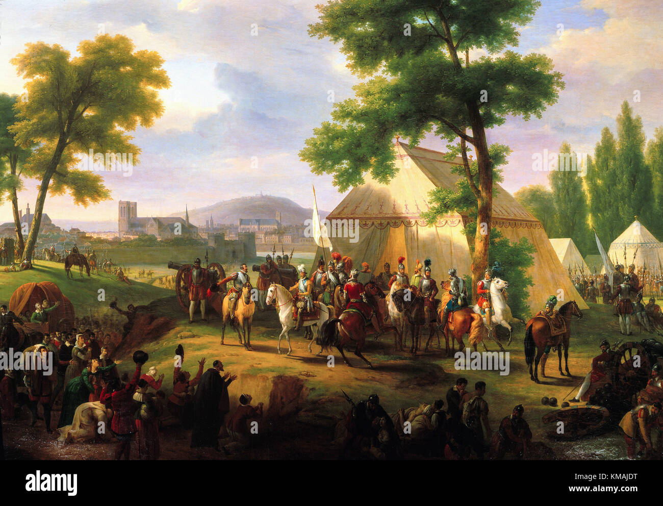 Ronmy Frederic - Henry IV feeding the Parisians Stock Photo - Alamy