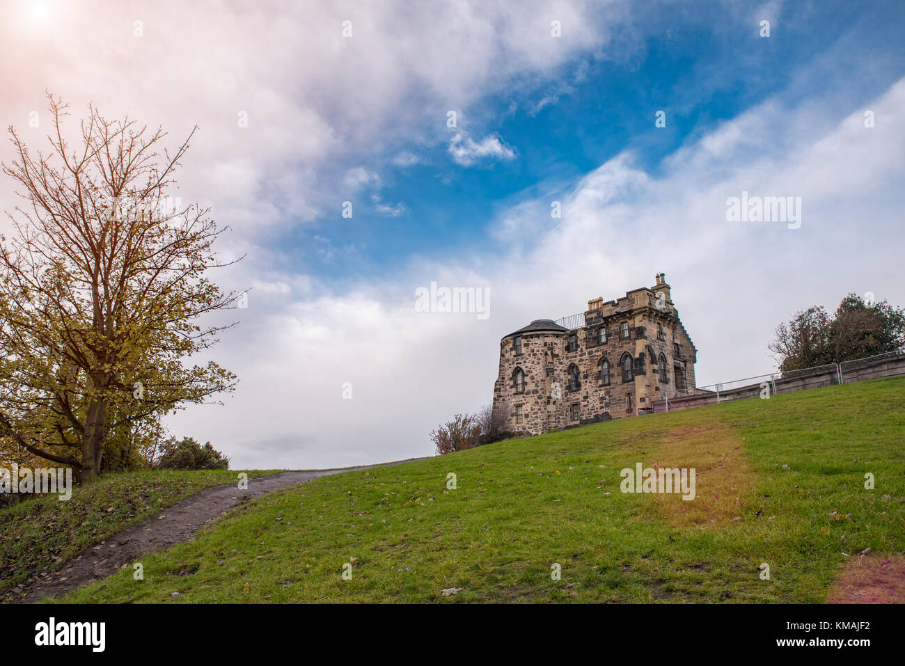Old Observatory House in Edinburgh at Carltion Hill Stock Photo - Alamy