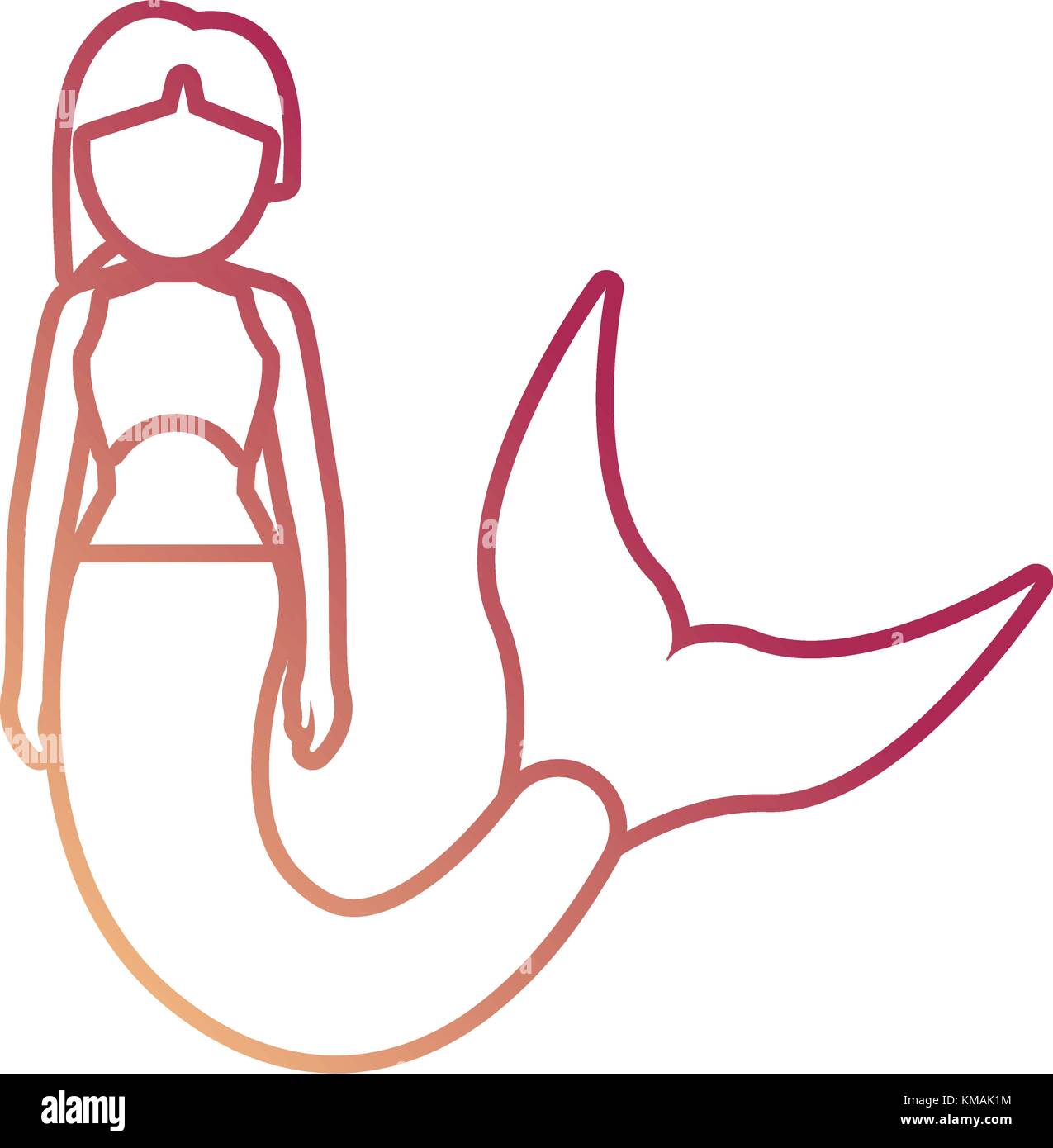 Digital mermaid art Stock Vector Images - Alamy