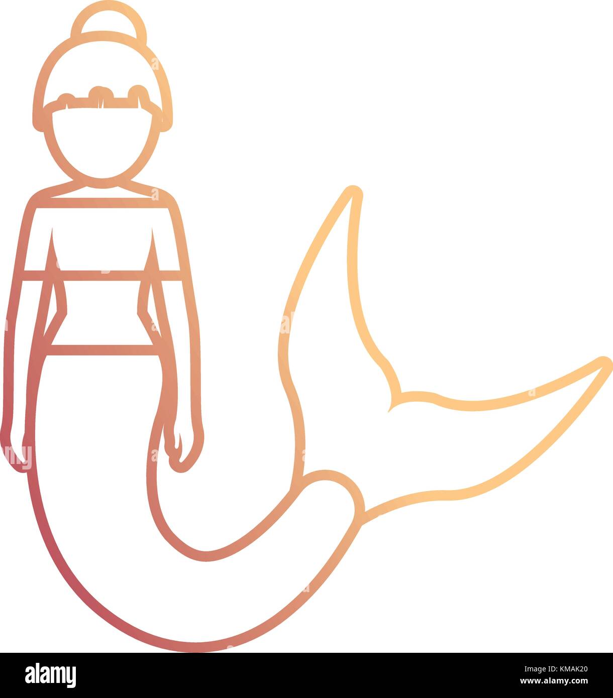 cute mermaid icon image Stock Vector Image & Art - Alamy