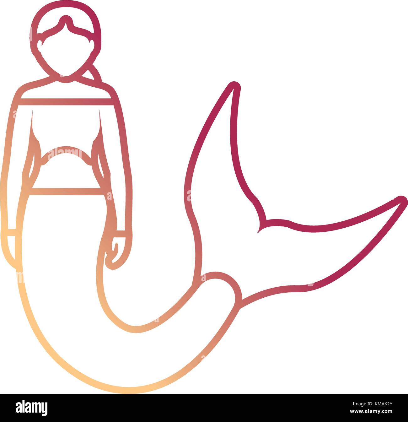 cute mermaid icon image Stock Vector Image & Art - Alamy