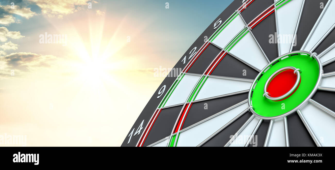 Target dart. 3d illustration Stock Photo - Alamy