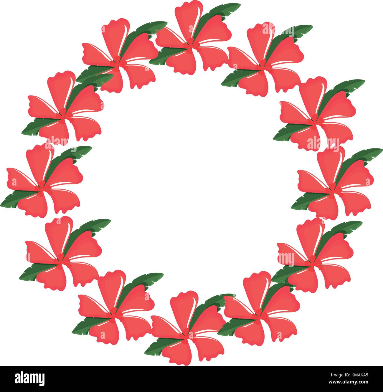 beautiful tropical flowers design Stock Vector Image & Art - Alamy