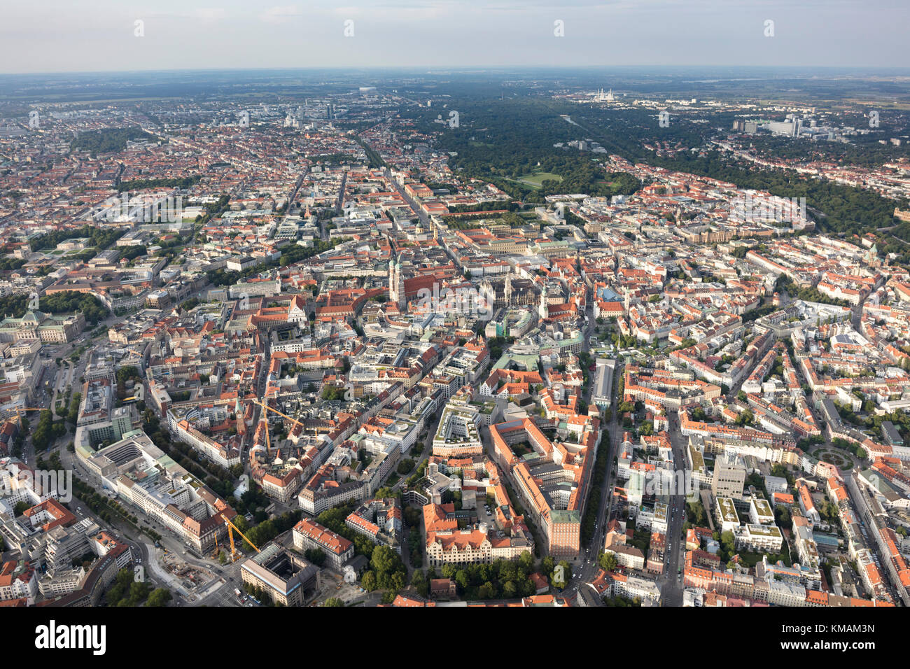 aerial view of Munich, Bavaria, Germany Stock Photo - Alamy