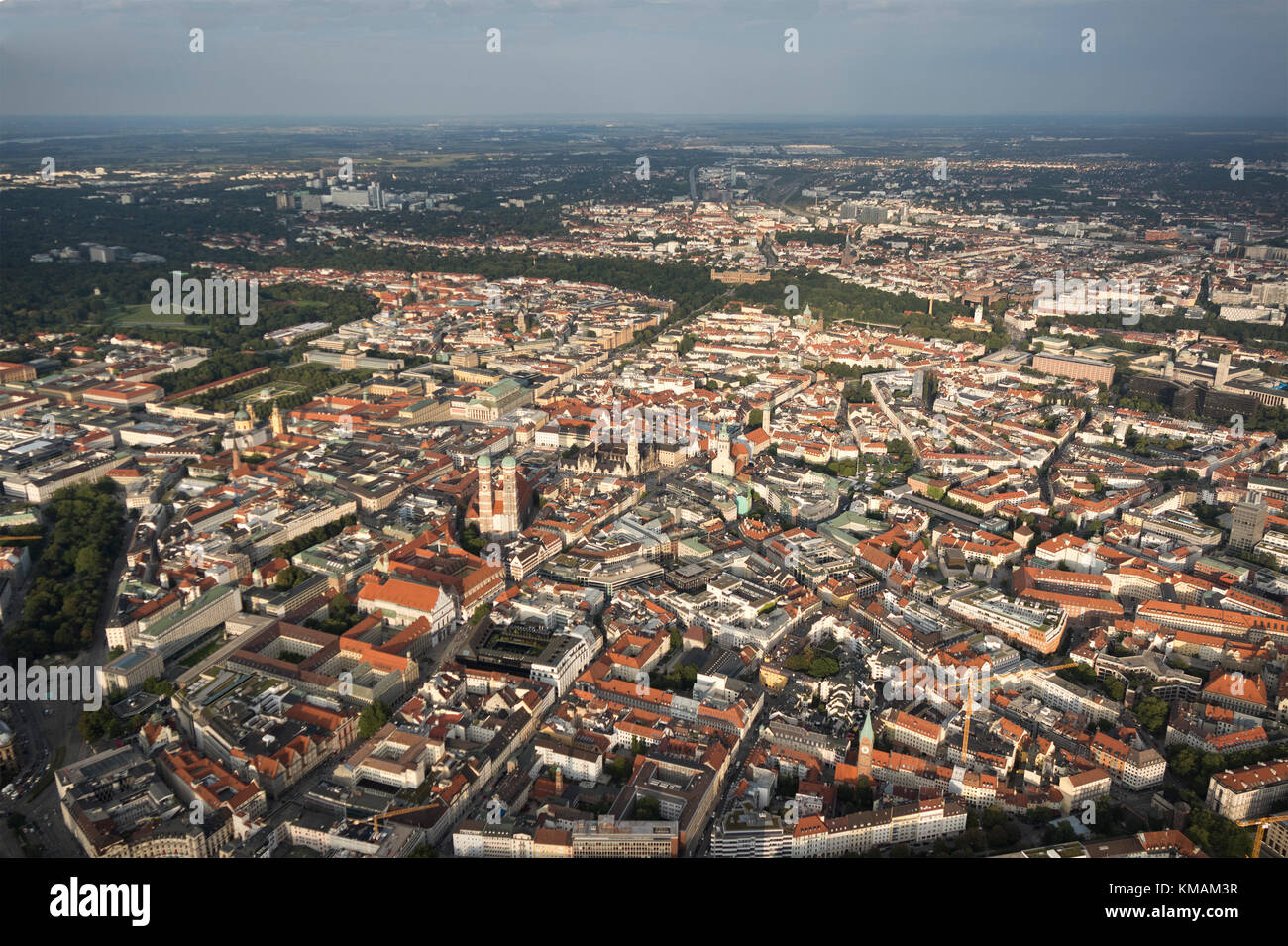 aerial view of Munich, Bavaria, Germany Stock Photo - Alamy