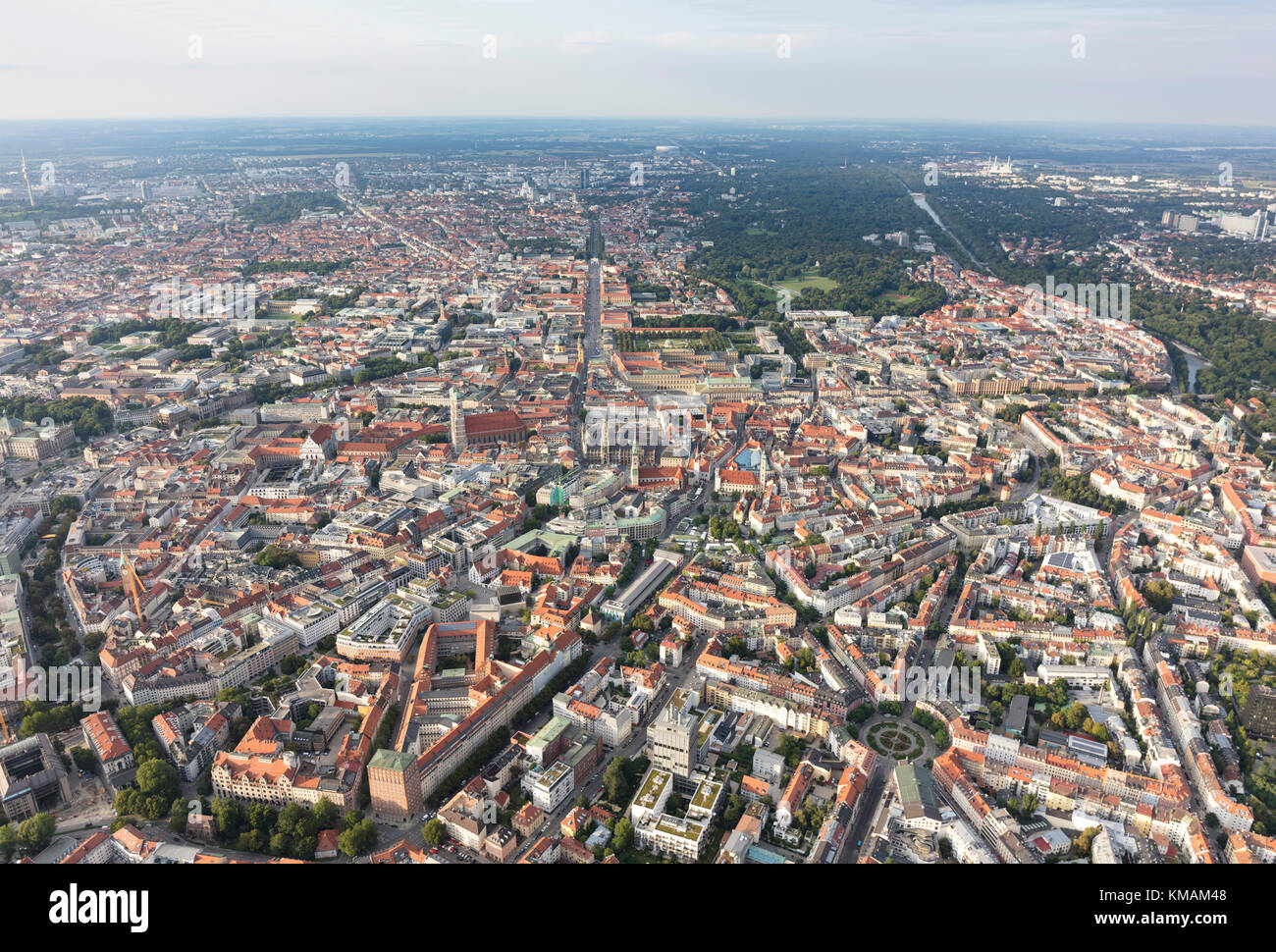 aerial view of Munich, Bavaria, Germany Stock Photo - Alamy