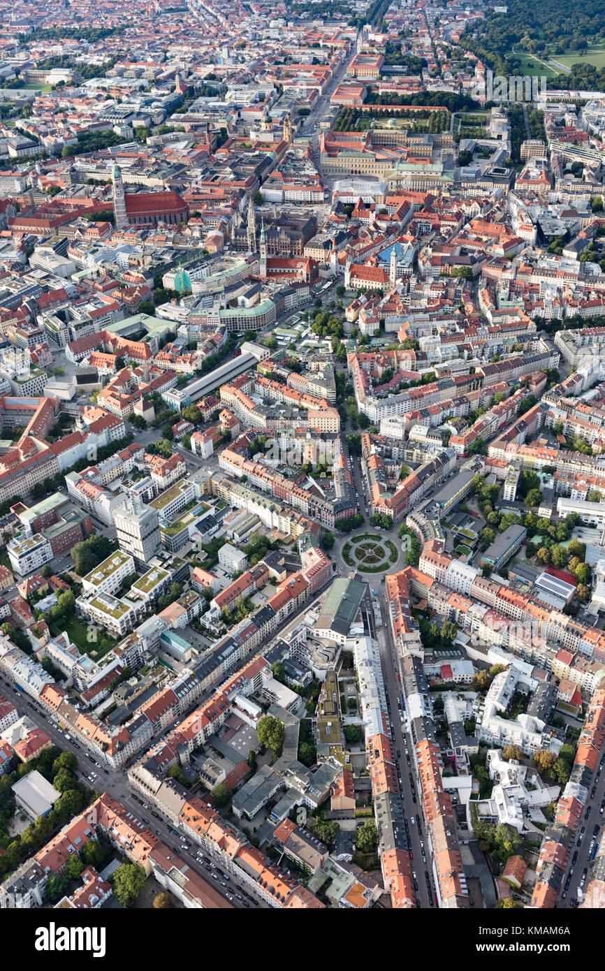 aerial view of Munich, Bavaria, Germany Stock Photo - Alamy