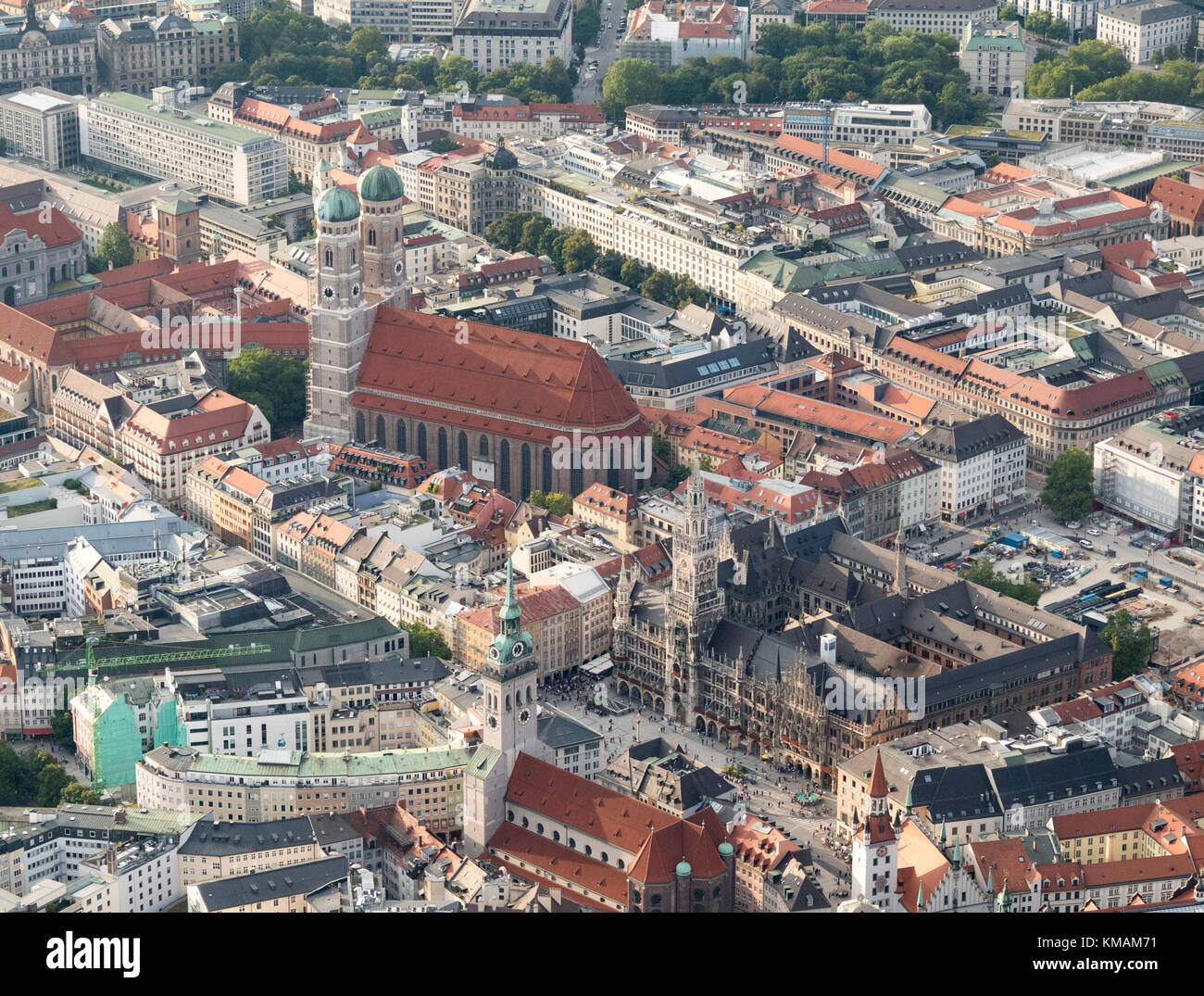 aerial view of Munich, Bavaria, Germany Stock Photo - Alamy