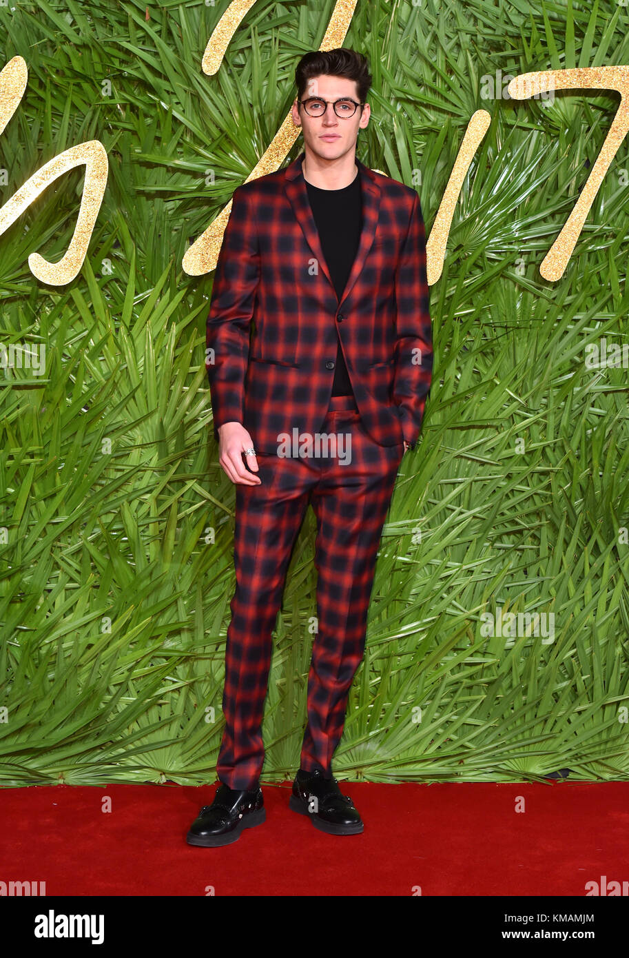 Isaac Crew attending the Fashion Awards 2017, in partnership with ...