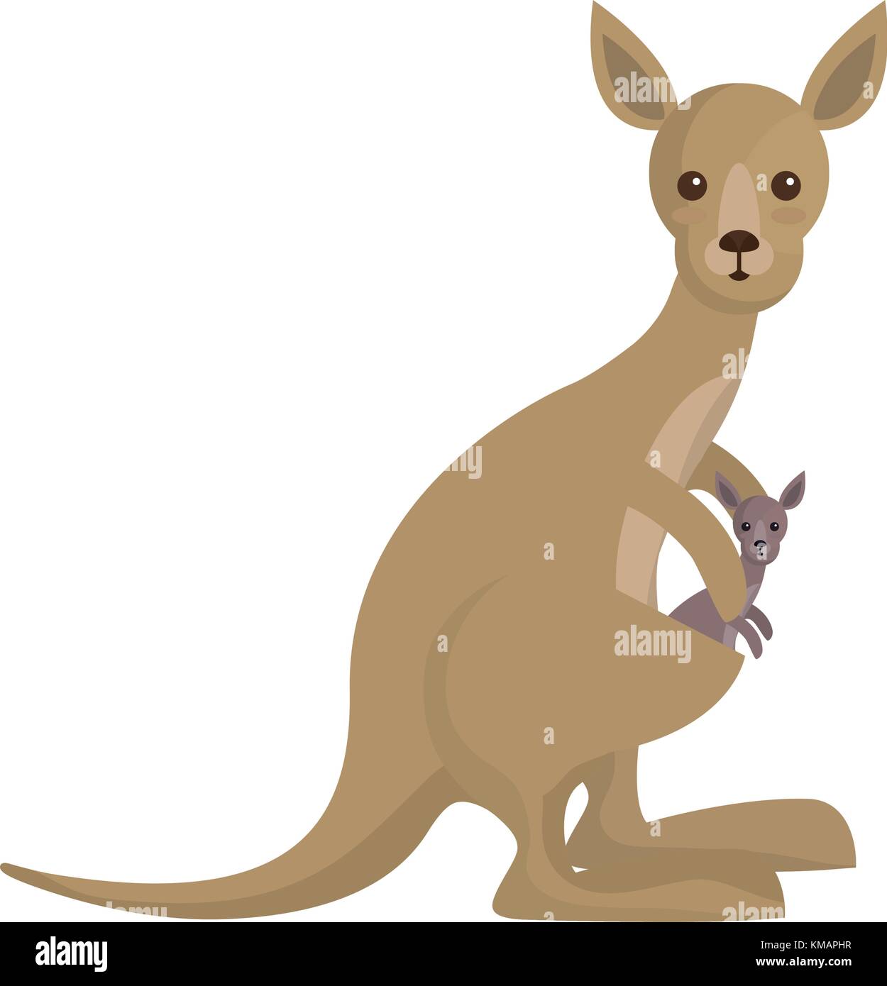 cute kangaroos icon image Stock Vector Image & Art - Alamy