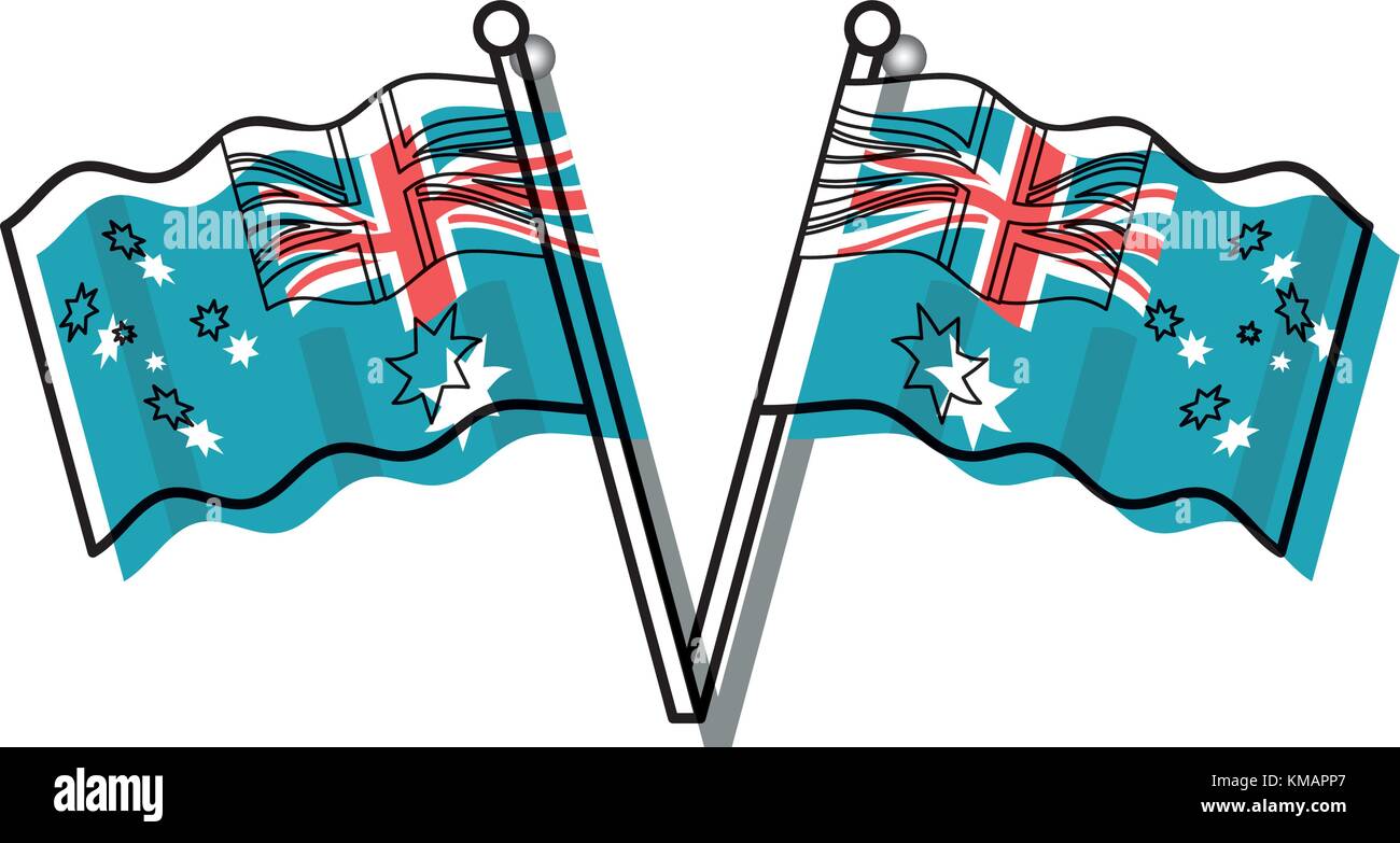 Sunset flags Stock Vector Images - Alamy