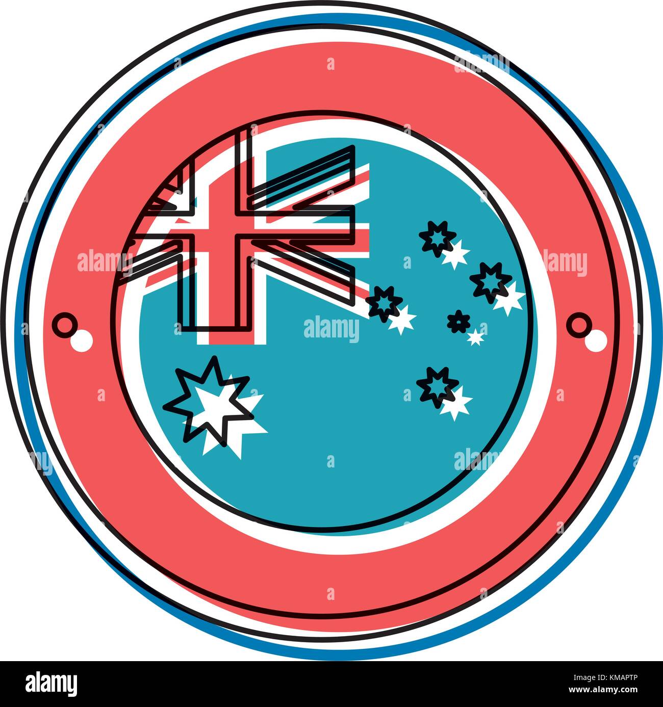 australia flag icon Stock Vector Image & Art - Alamy