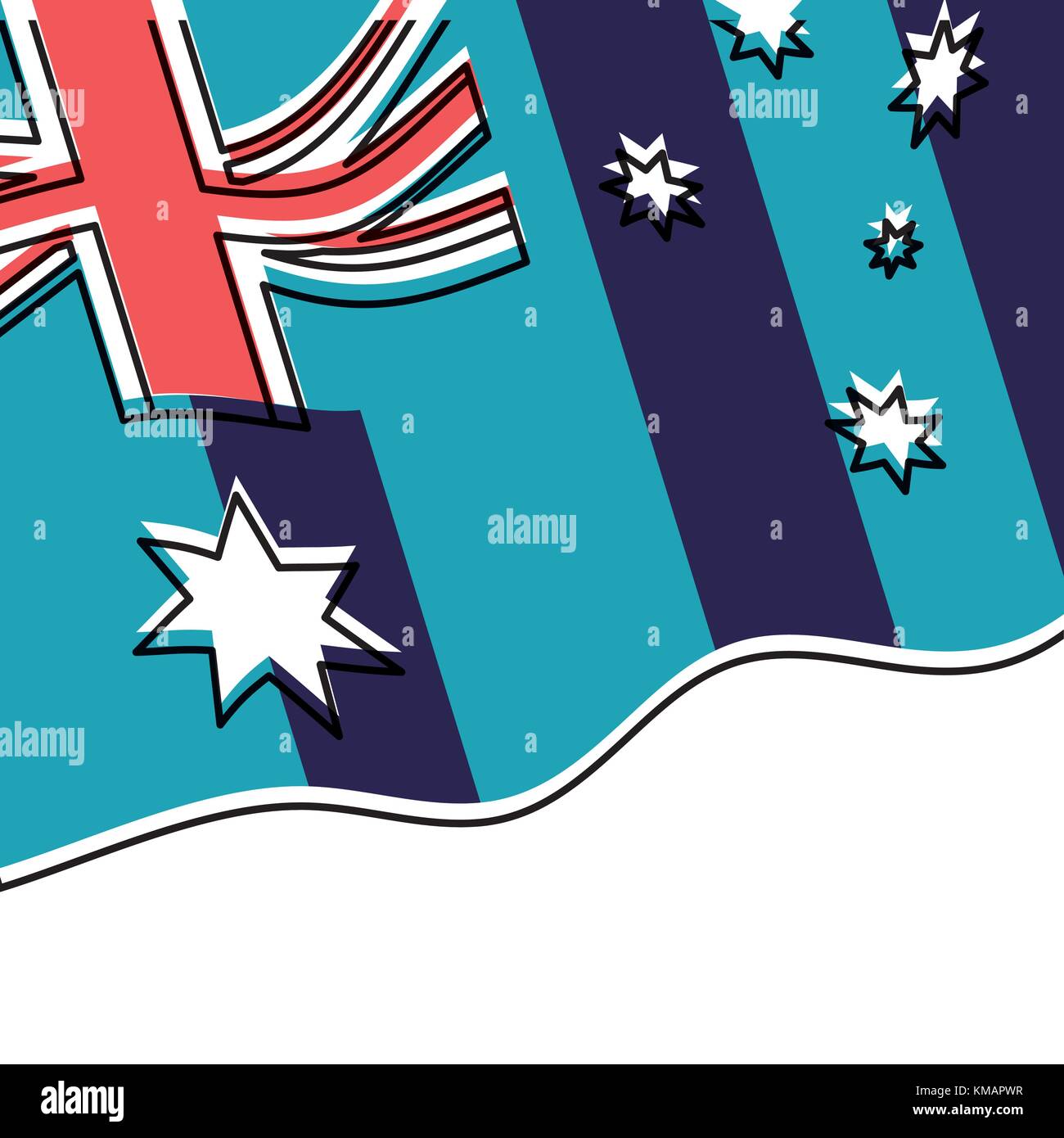 australia flag design Stock Vector Image & Art - Alamy