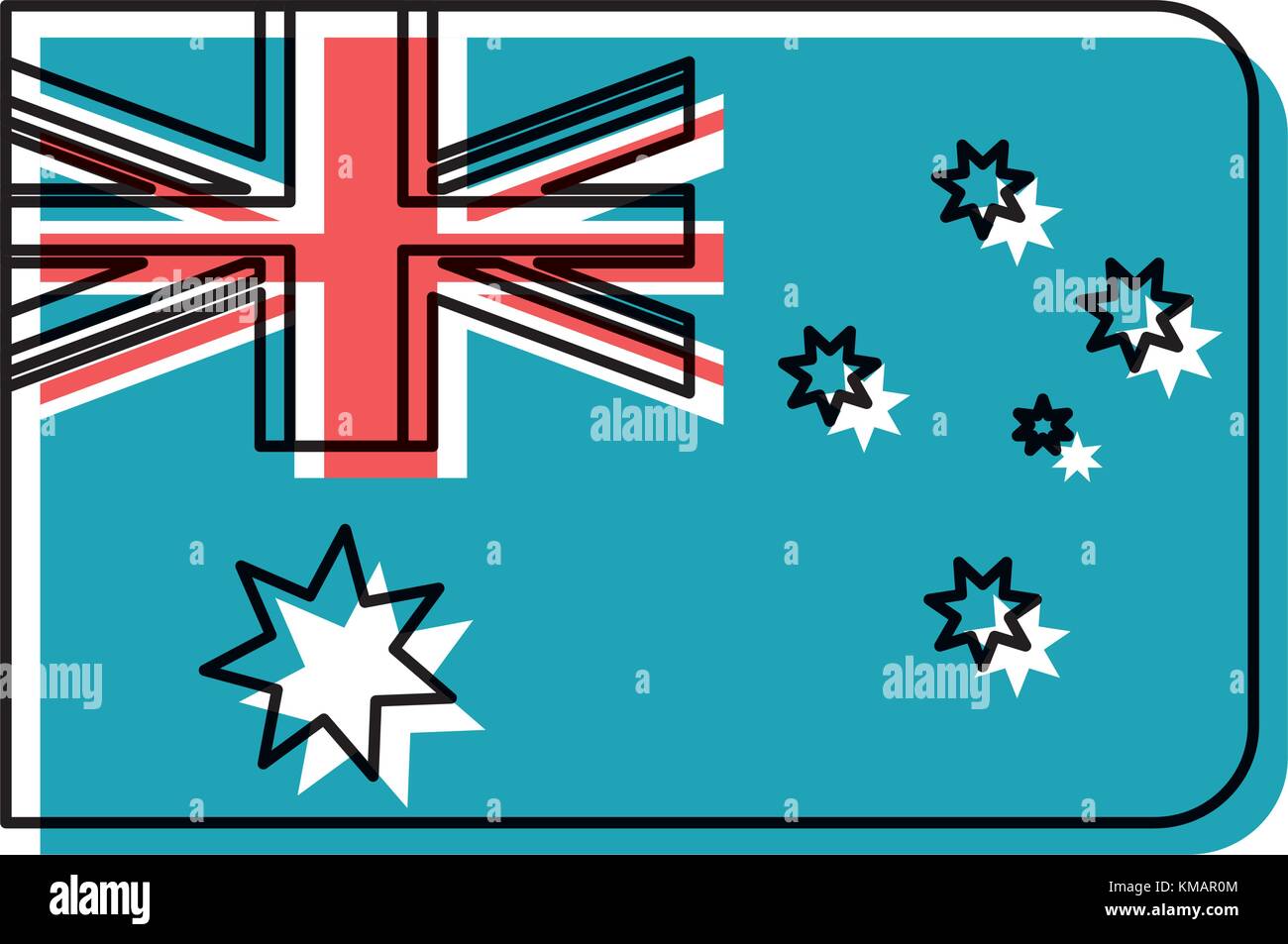 australia flag design Stock Vector Image & Art - Alamy