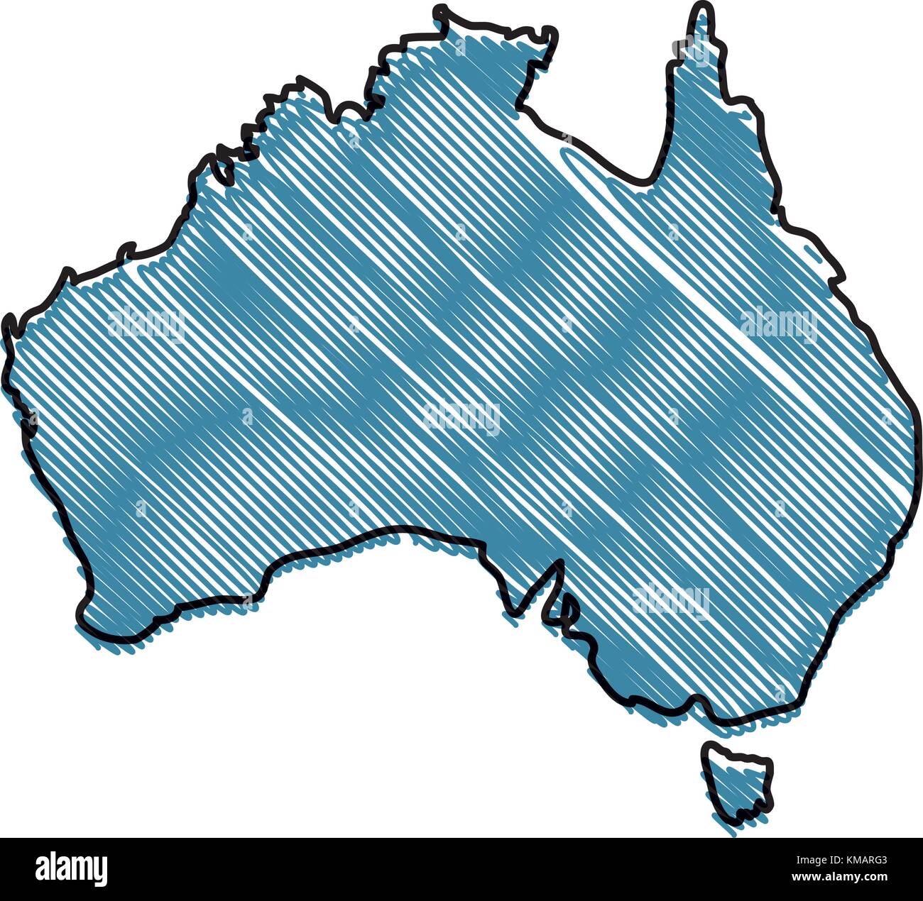 Australia map simple simplified outline hi-res stock photography and ...