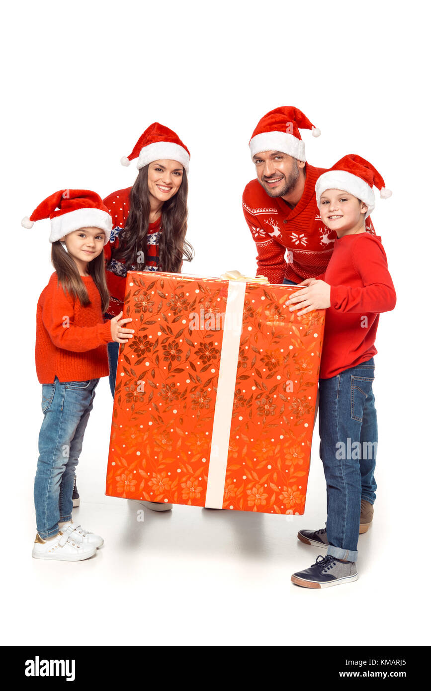 Mother daughter christmas present Cut Out Stock Images & Pictures - Alamy