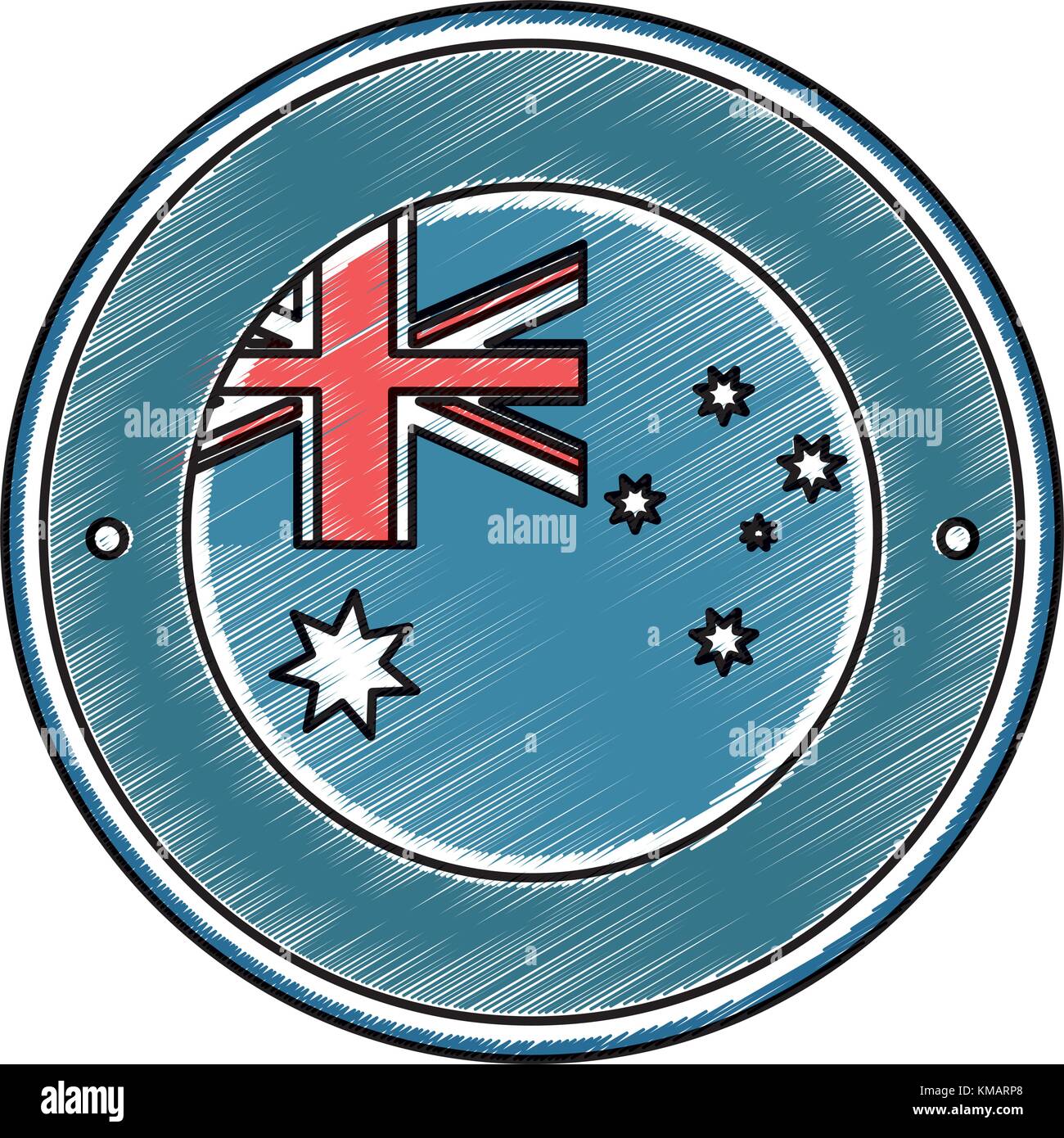 australia flag icon Stock Vector Image & Art - Alamy