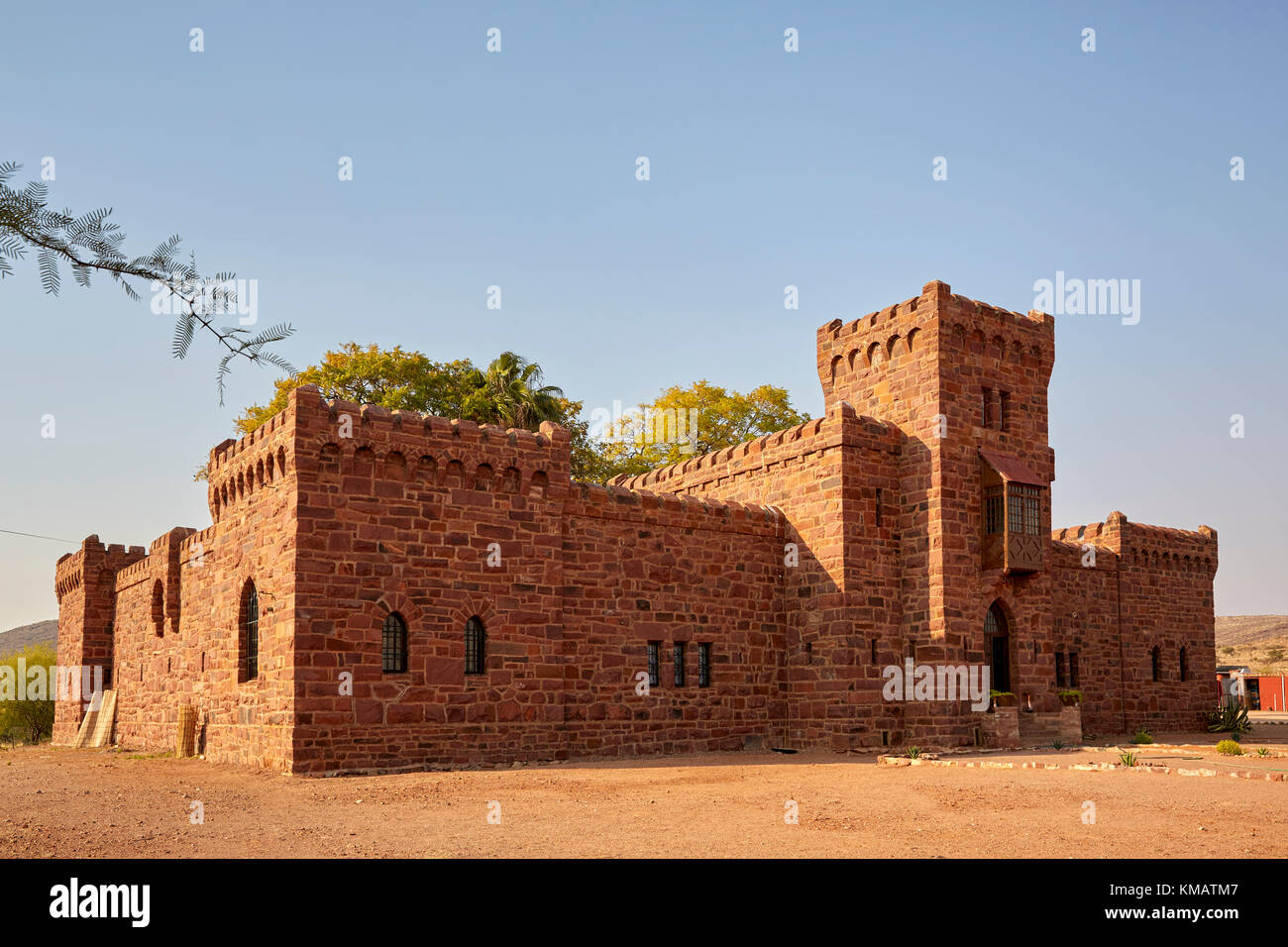 Duwisib Castle in the Southern Namib region, Namibia, Africa Stock ...