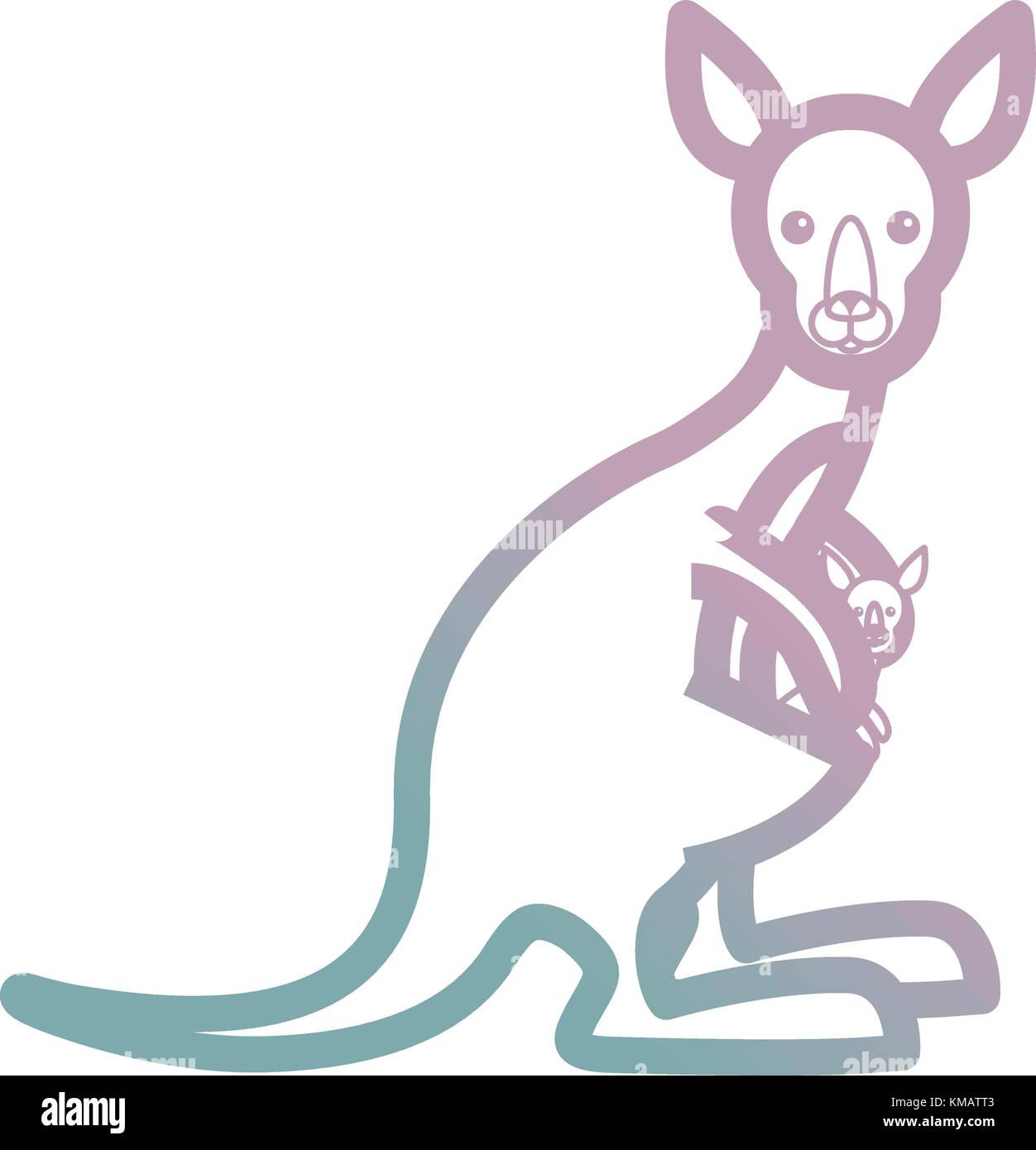 cute kangaroos icon image Stock Vector Image & Art - Alamy