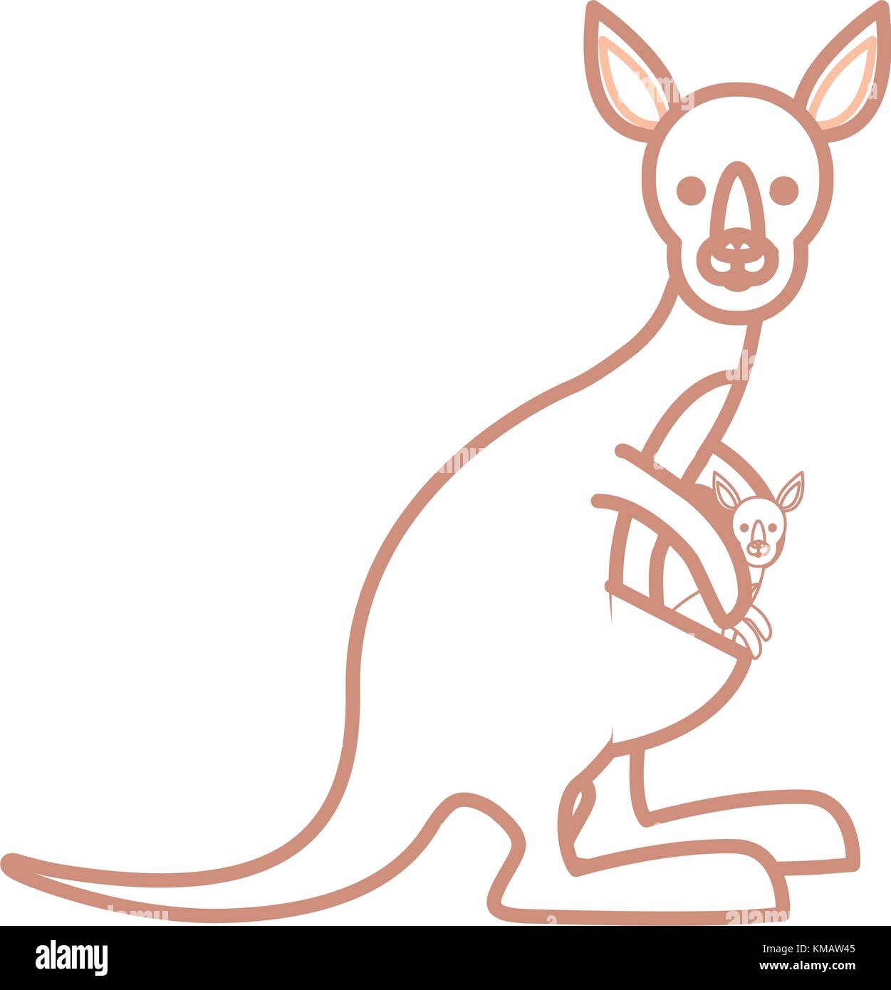 cute kangaroos icon image Stock Vector Image & Art - Alamy