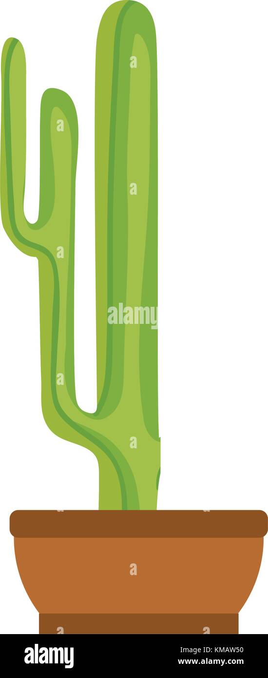 cartoon cactus in a pot Stock Vector Image & Art - Alamy