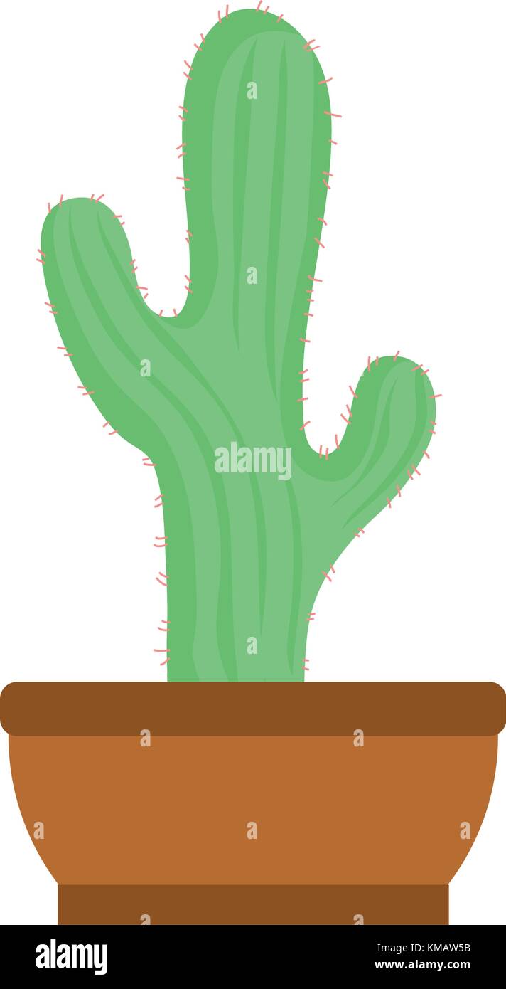 cartoon cactus in a pot Stock Vector Image & Art - Alamy